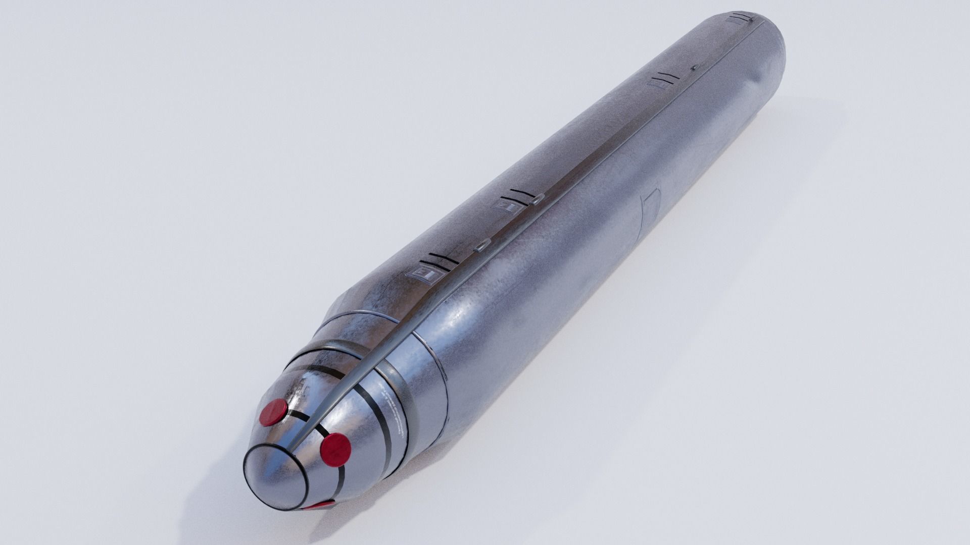 3D model Russian Nuclear Rocket VR / AR / low-poly | CGTrader