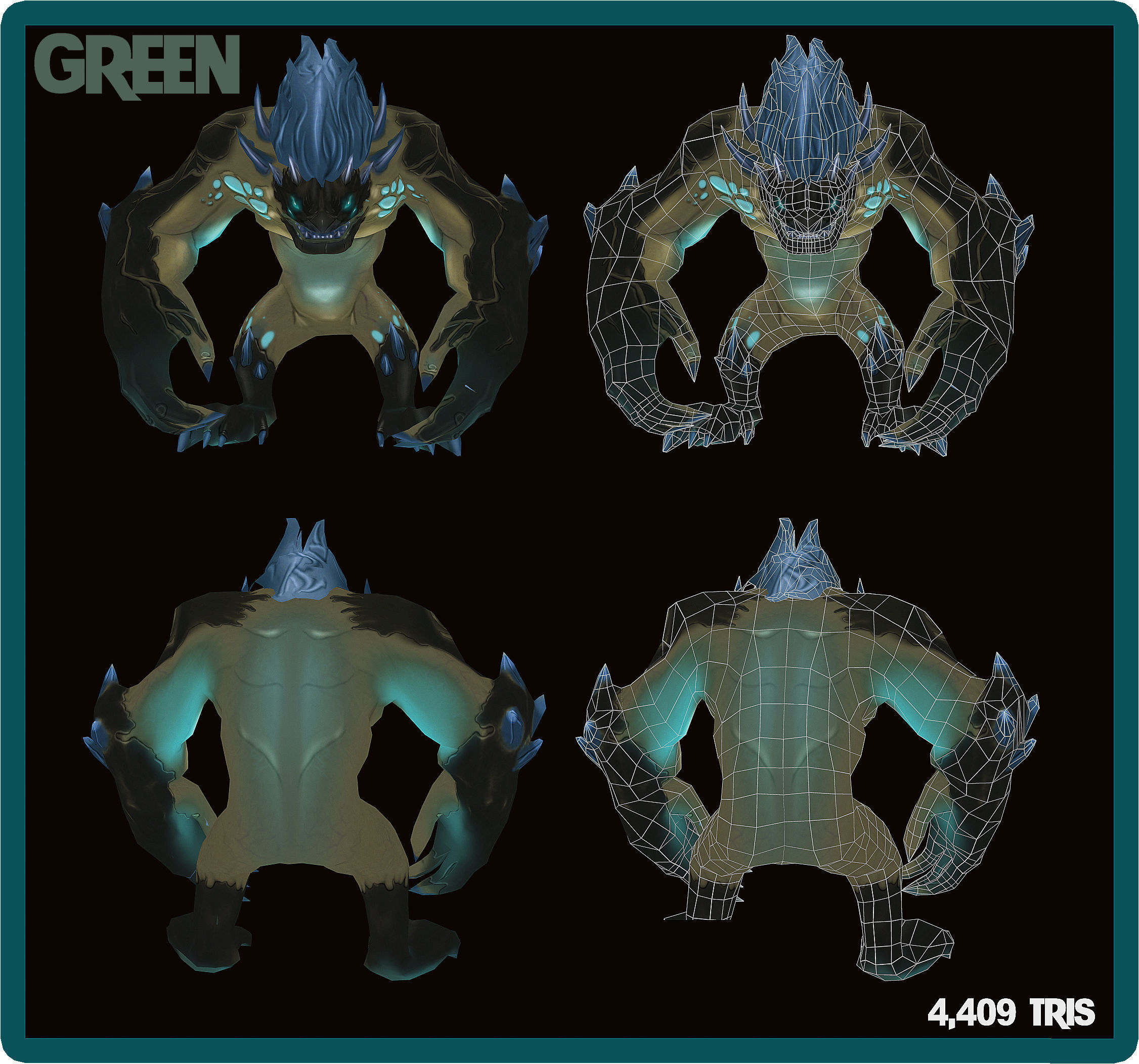 Unity Ready RPG Demon Boss - PBR - Stylized free VR / AR / low-poly 3D ...