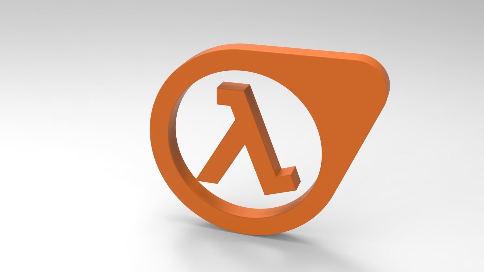 Half Life Logo 3D model | CGTrader