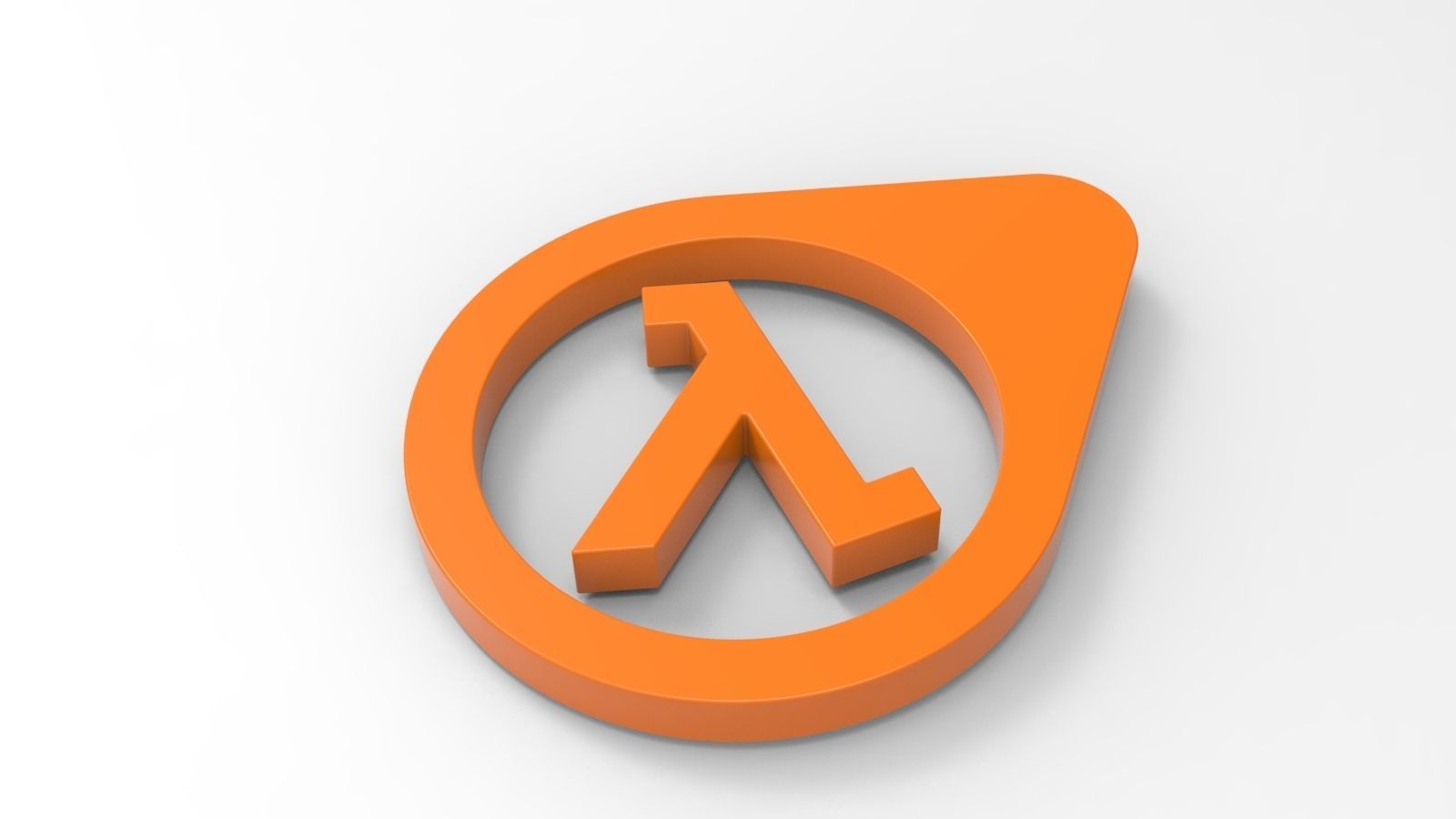 Half Life Logo 3D model | CGTrader