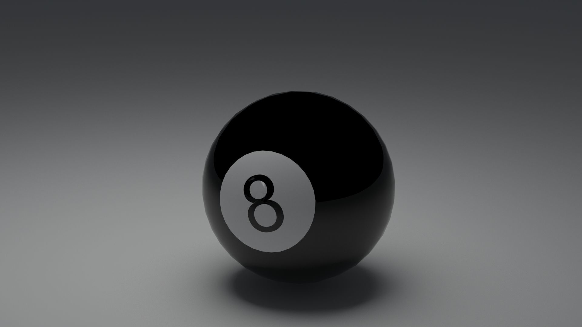 8 ball billiard free 3D model | CGTrader