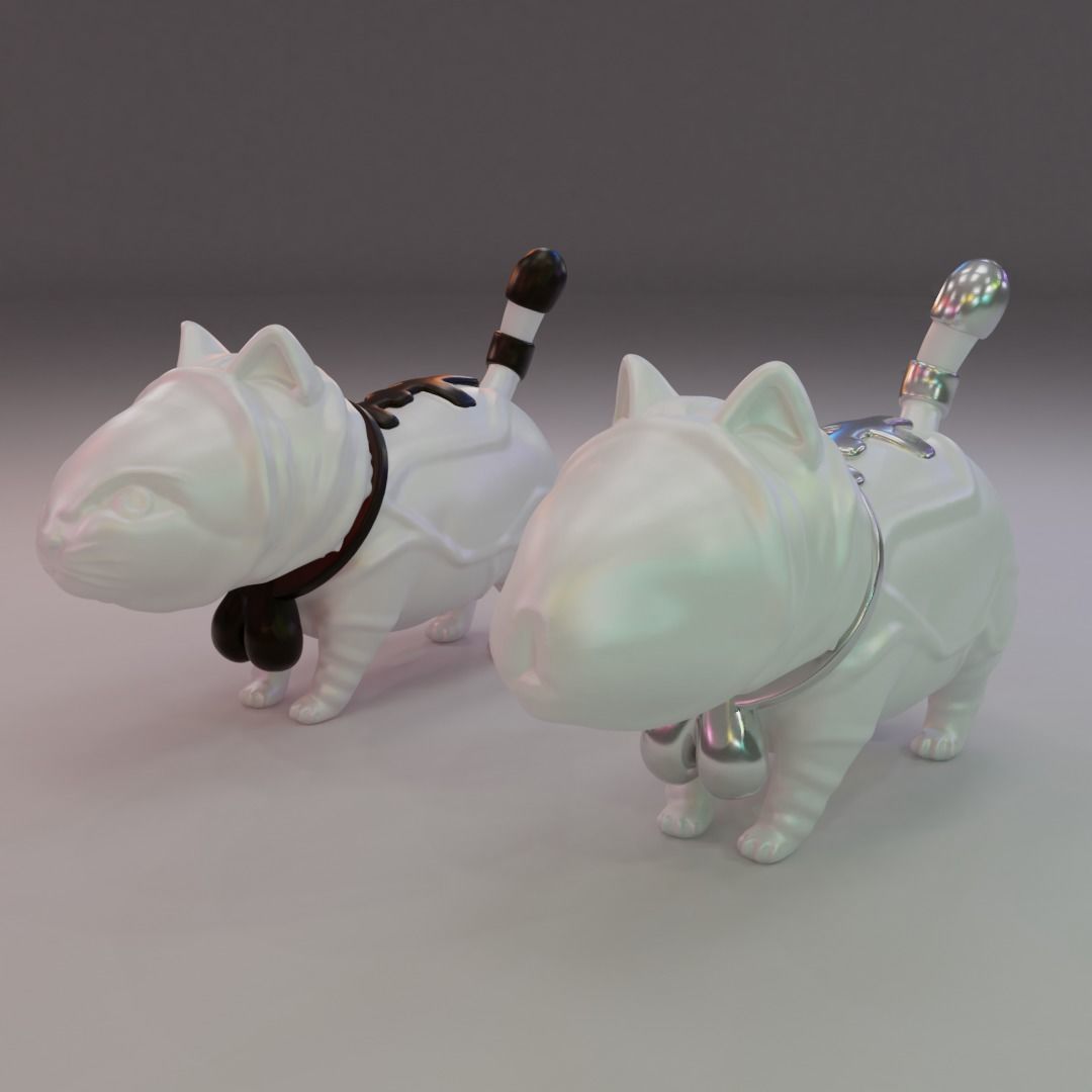 Cat Dog Pet 3D model 3D printable | CGTrader