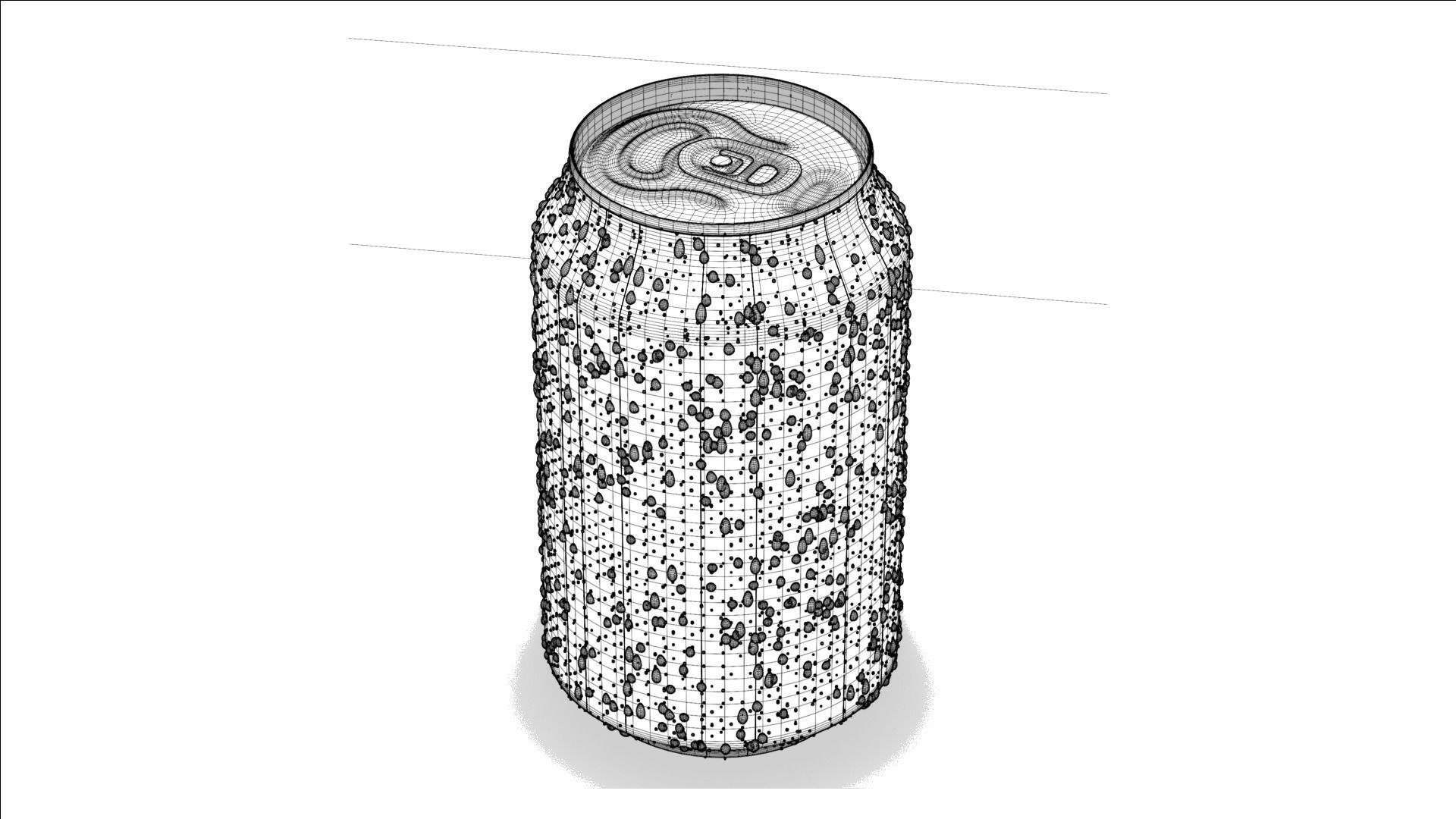 Water animated coke can 3D model animated | CGTrader