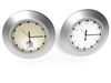 Silver Wall Clock 3D model | CGTrader