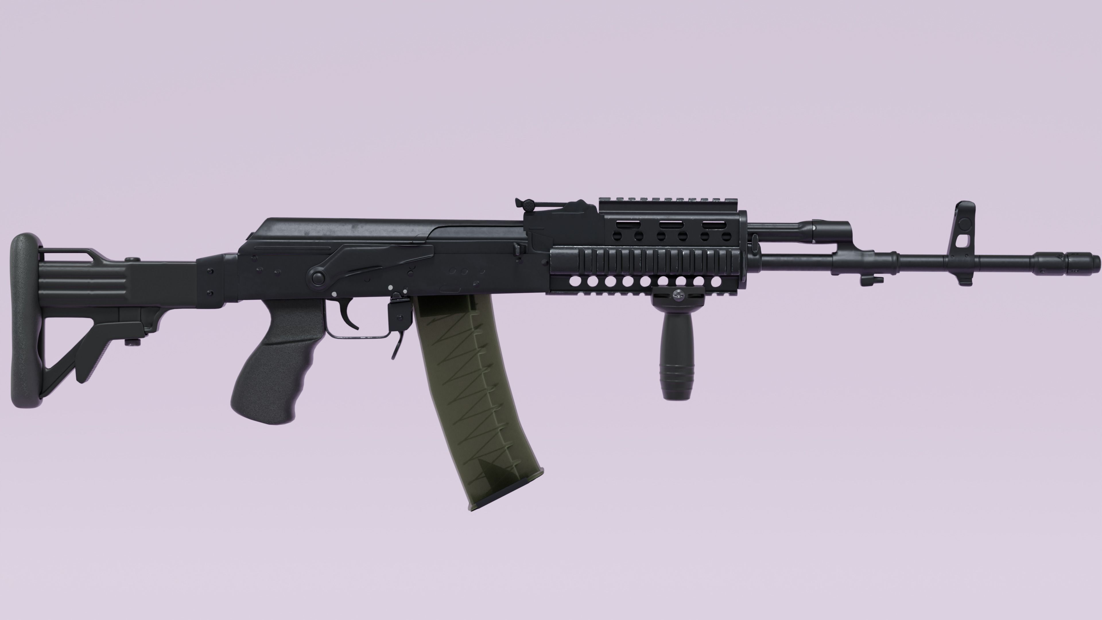 Beryl C Polish Assault Rifle 3D model | CGTrader