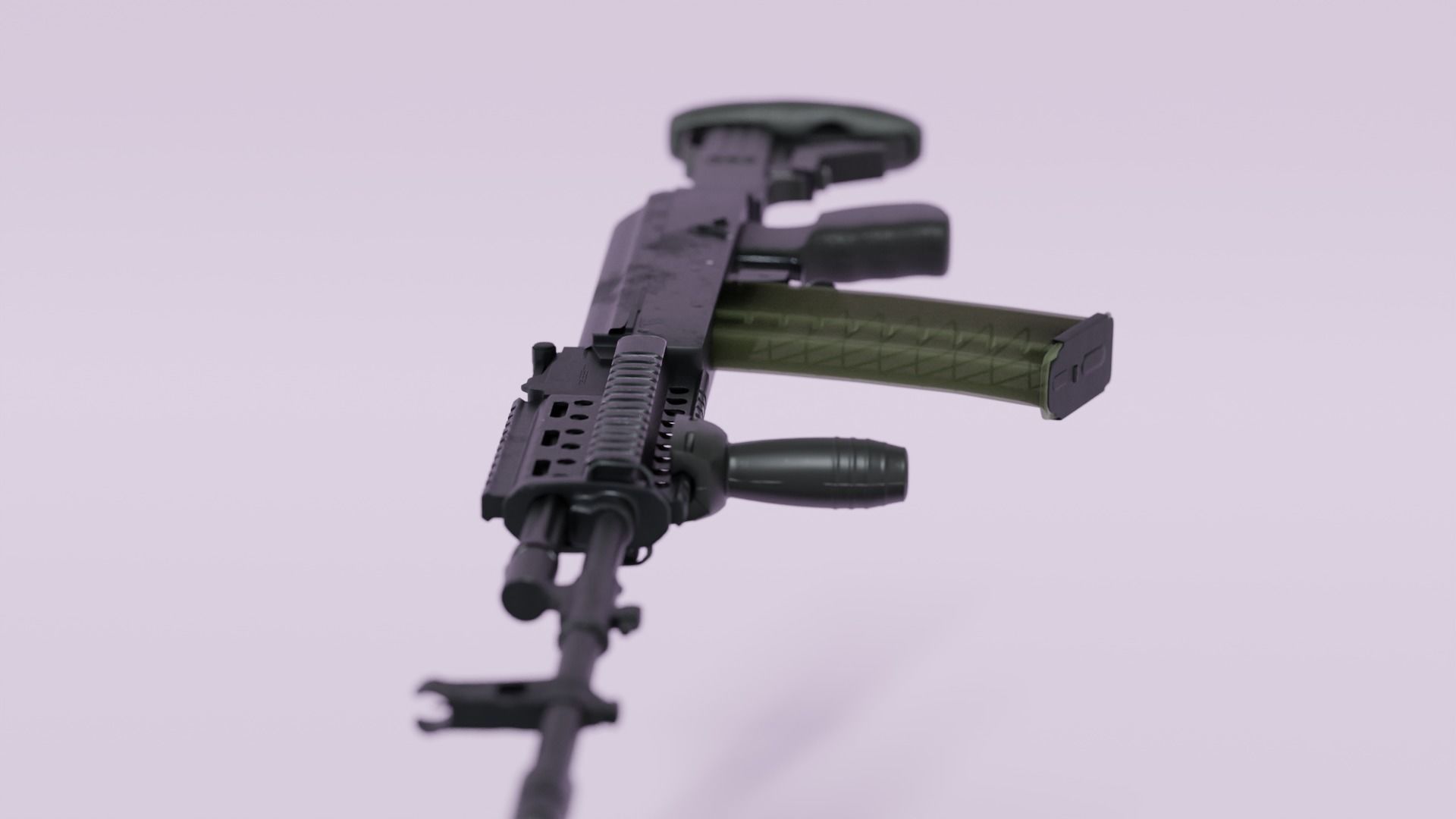 Beryl C Polish Assault Rifle 3D model | CGTrader