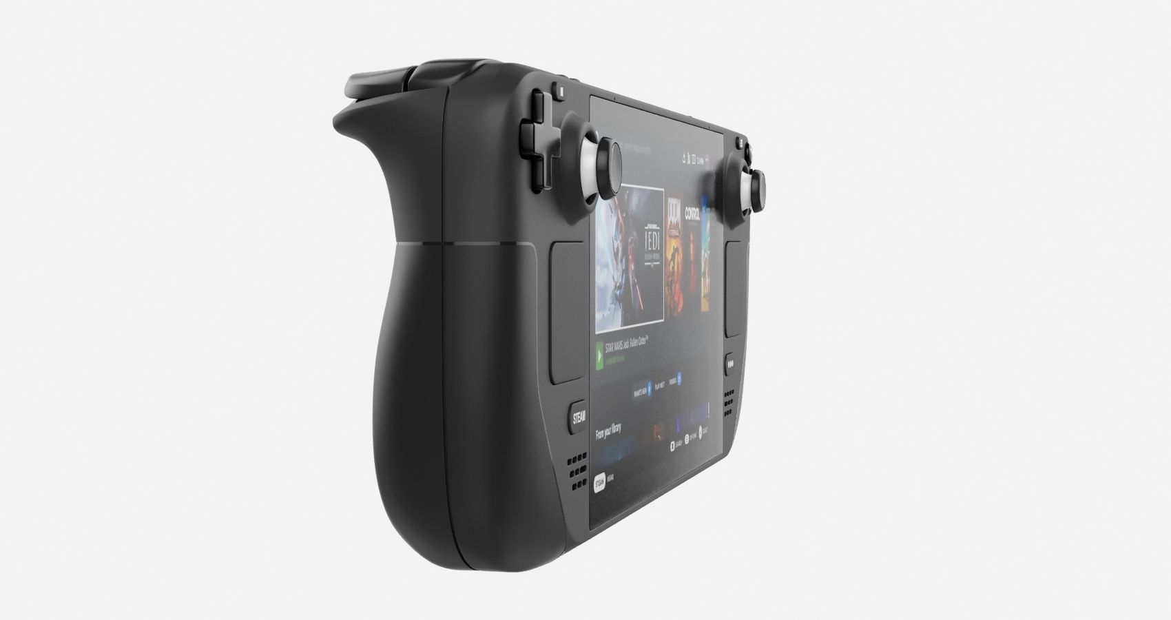 Steam Deck Console High Poly 3D model | CGTrader