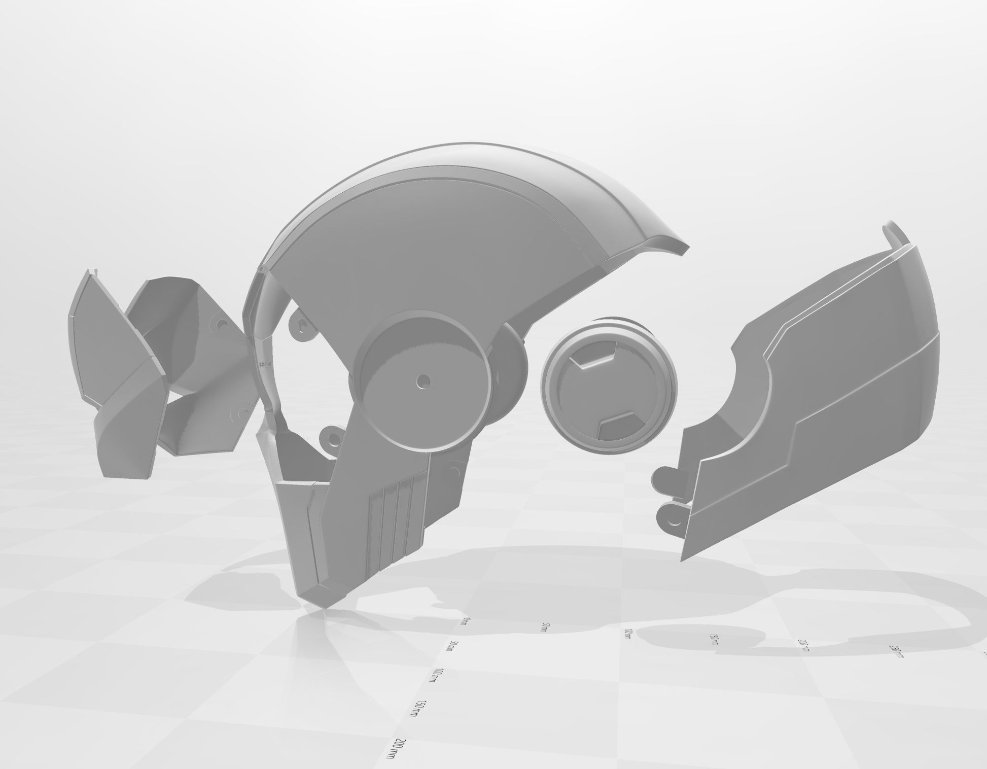 ARMORIZED DEADPOOL IronPool Helmet 3D model 3D printable | CGTrader