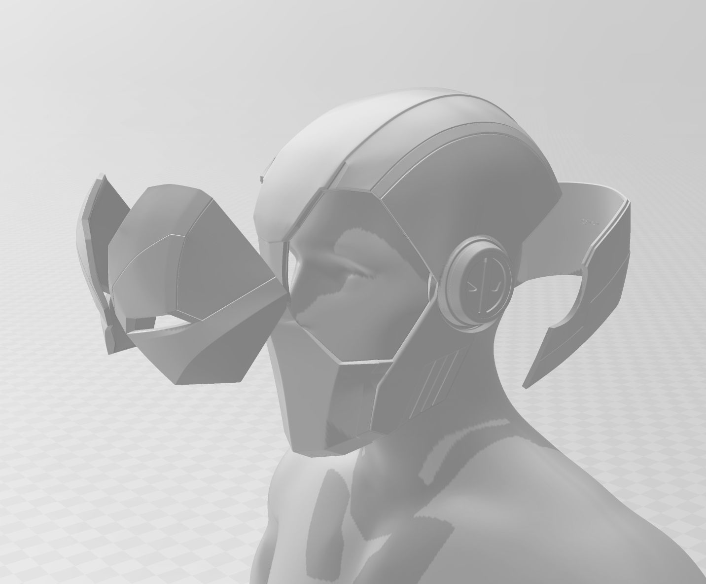 ARMORIZED DEADPOOL IronPool Helmet 3D model 3D printable | CGTrader