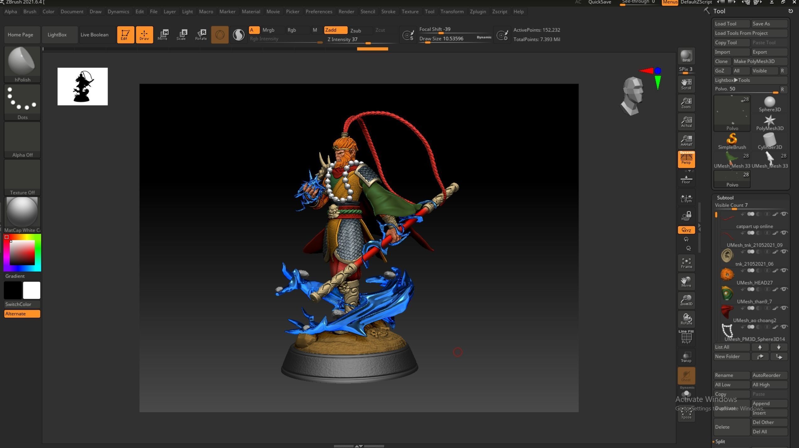 wukong figure 3D model 3D printable | CGTrader