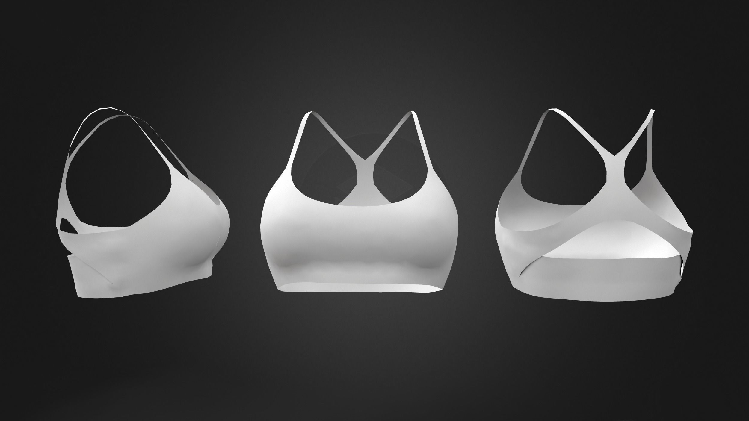 3D model Ladies Sport Bra VR / AR / low-poly | CGTrader