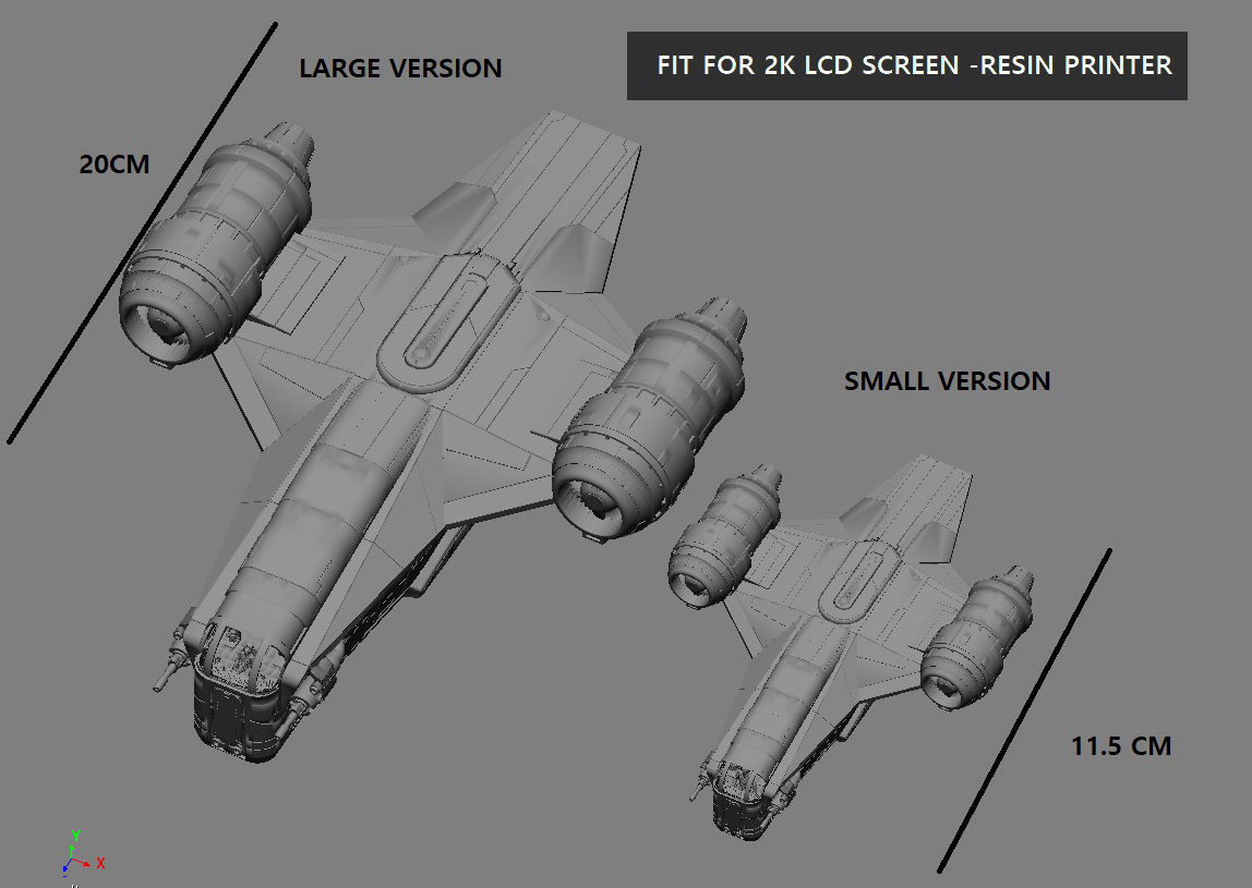 RAZOR CREST WITH COCKPIT MANDALORIAN STARWARS DISNEY 3D model 3D ...