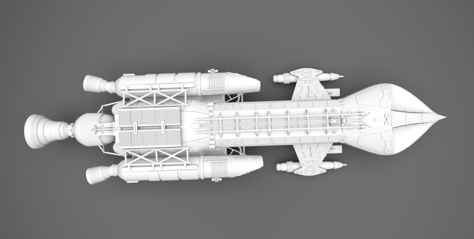 1999 Space Hawk Scale model 3D model 3D printable | CGTrader