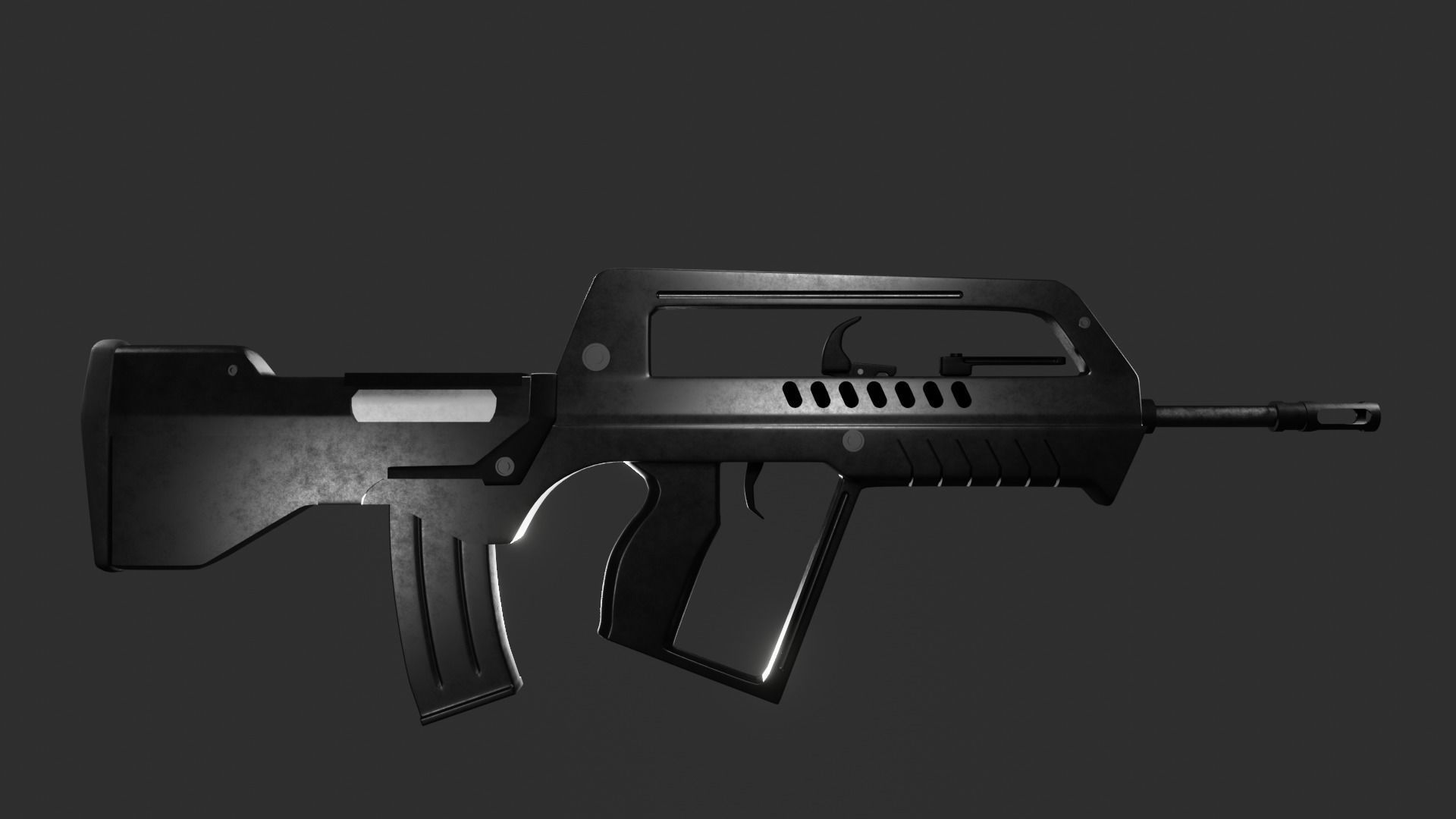 Famas Redesign 3D model | CGTrader