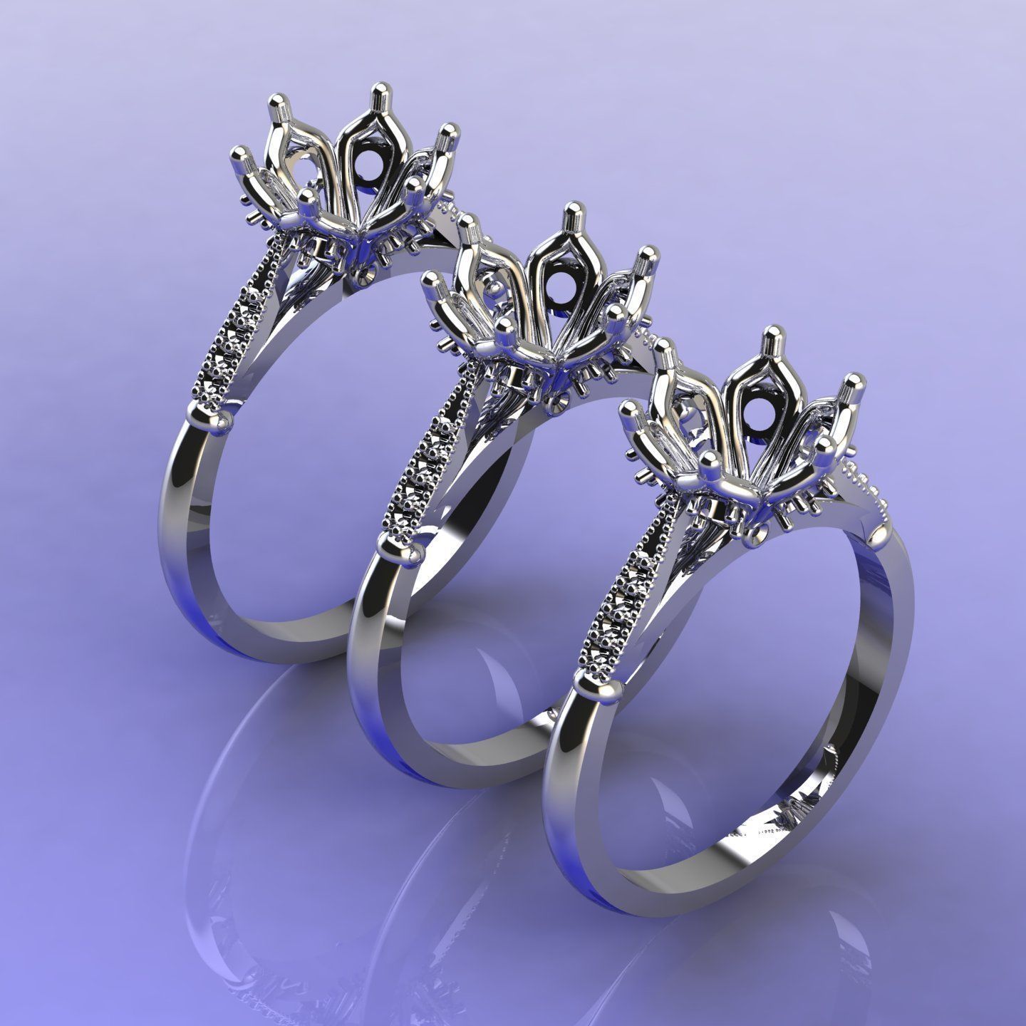Jewel ring free 3D model 3D printable | CGTrader