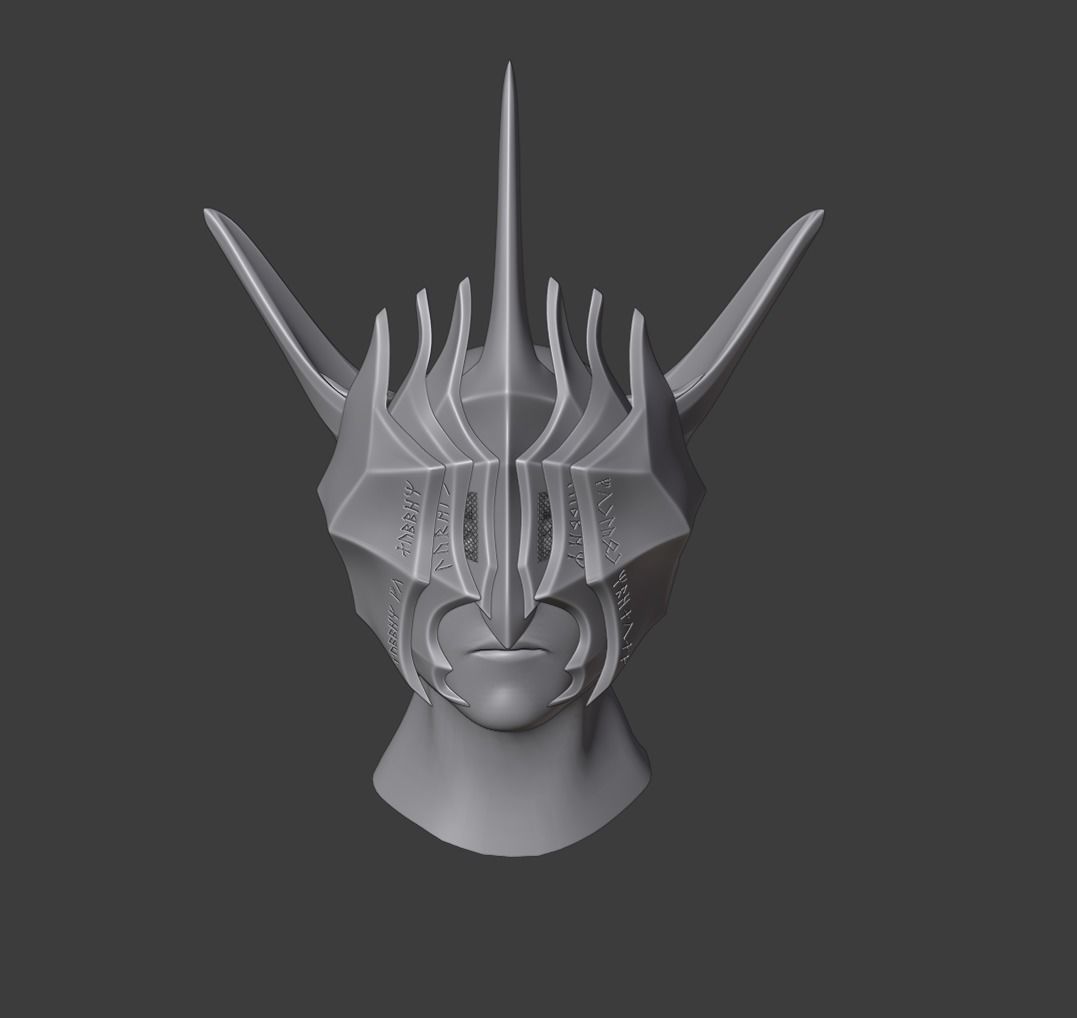 Mouth of Sauron helmet - fully modular version 3D model 3D printable ...