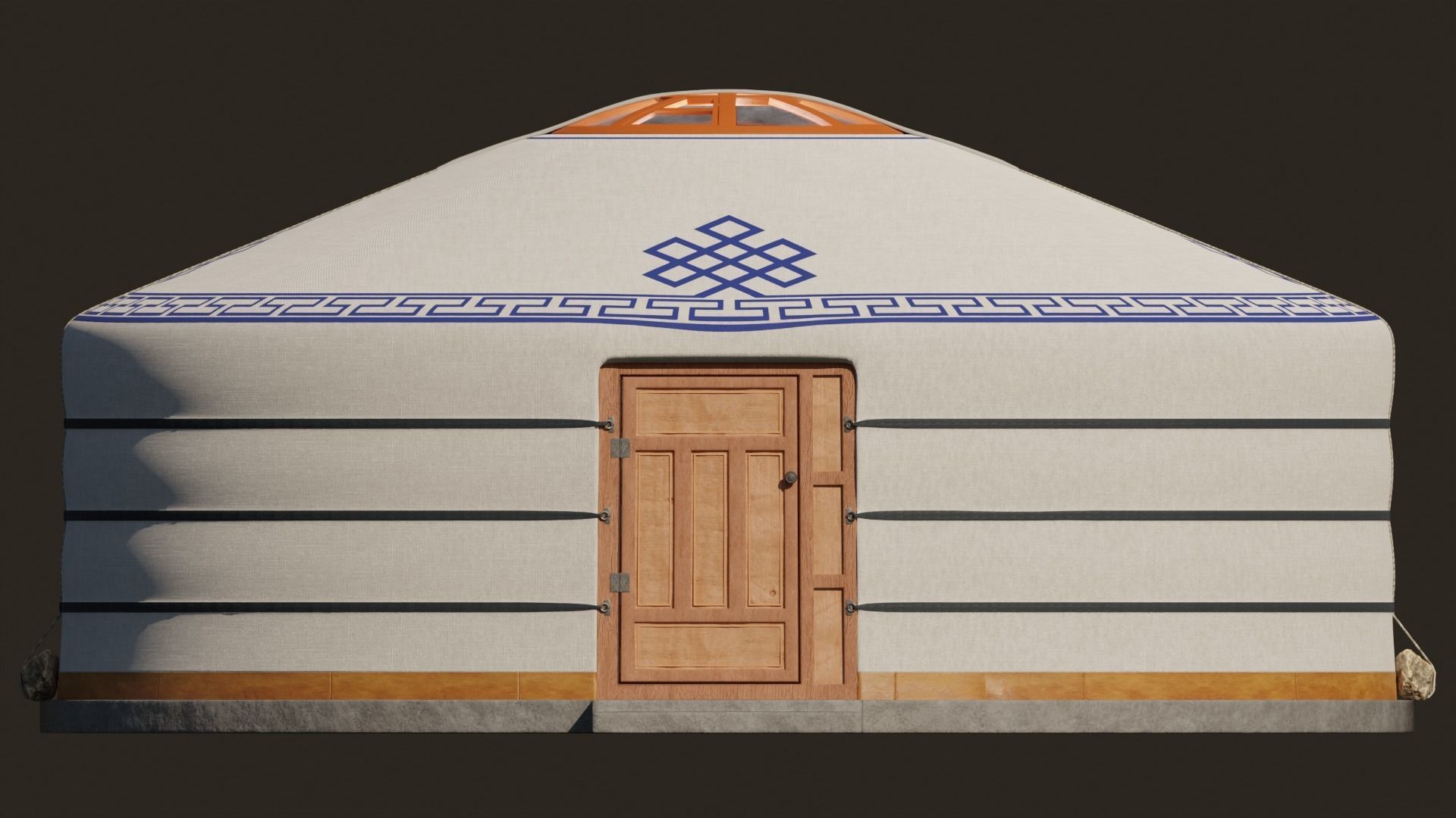 mongol ger 3D model | CGTrader