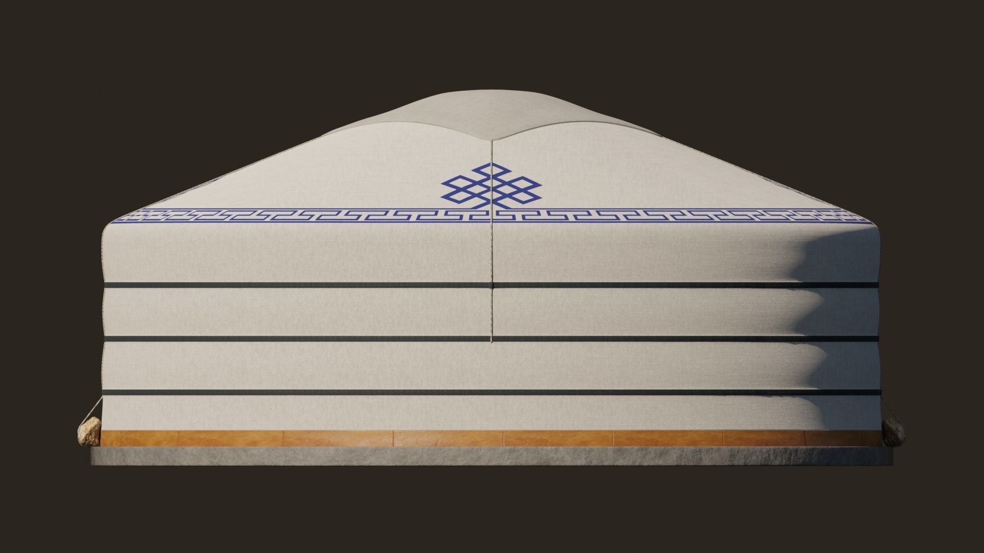 mongol ger 3D model | CGTrader