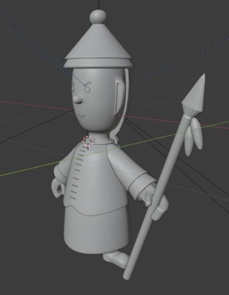 3D model Cartoon guards cartoon characters VR / AR / low-poly | CGTrader