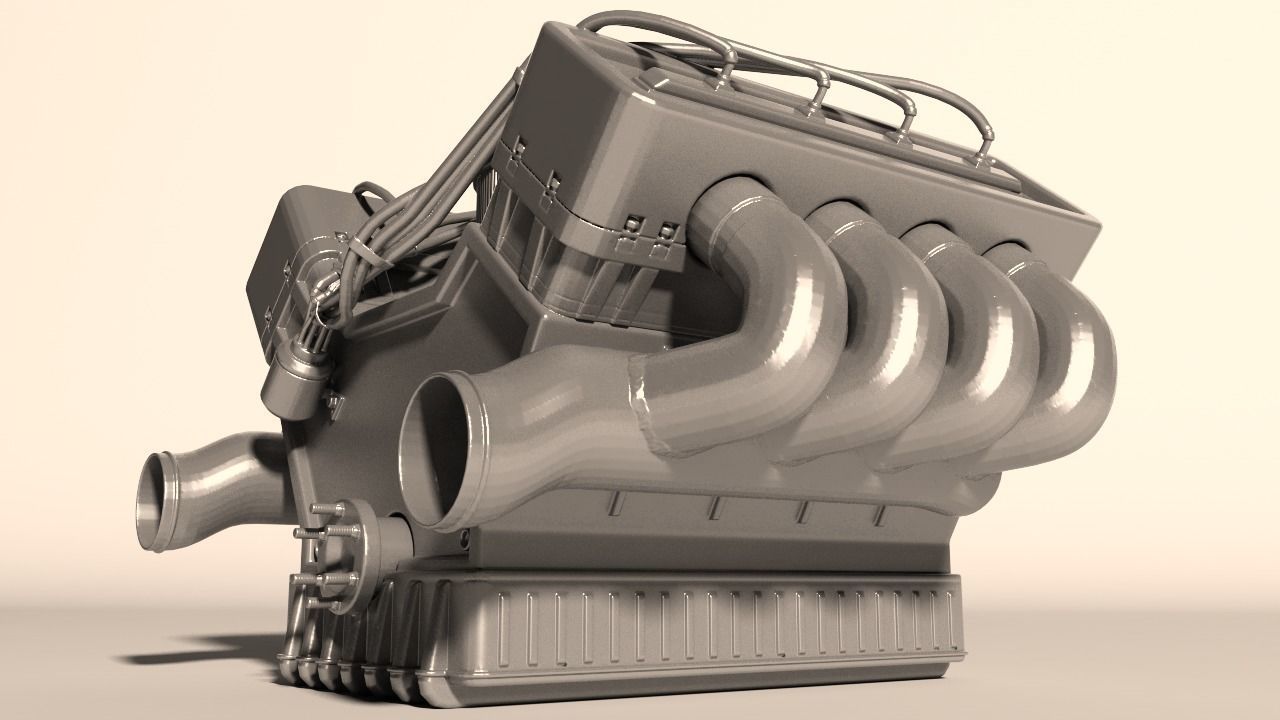 engine for 3DPrint 3D model 3D printable | CGTrader