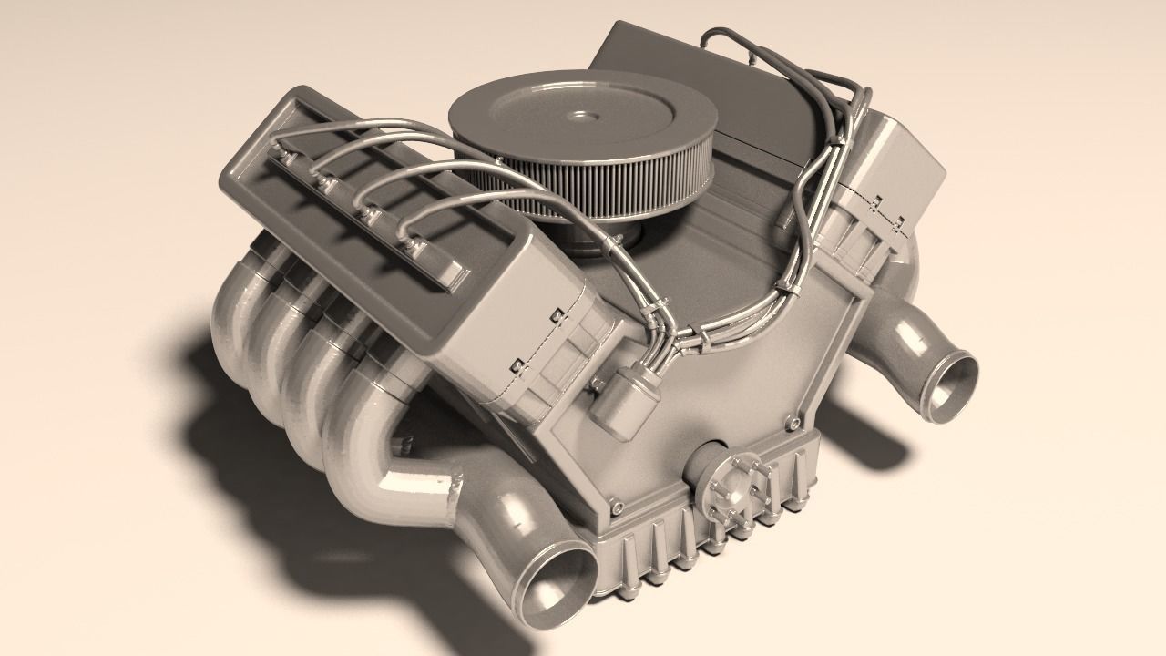 engine for 3DPrint 3D model 3D printable | CGTrader