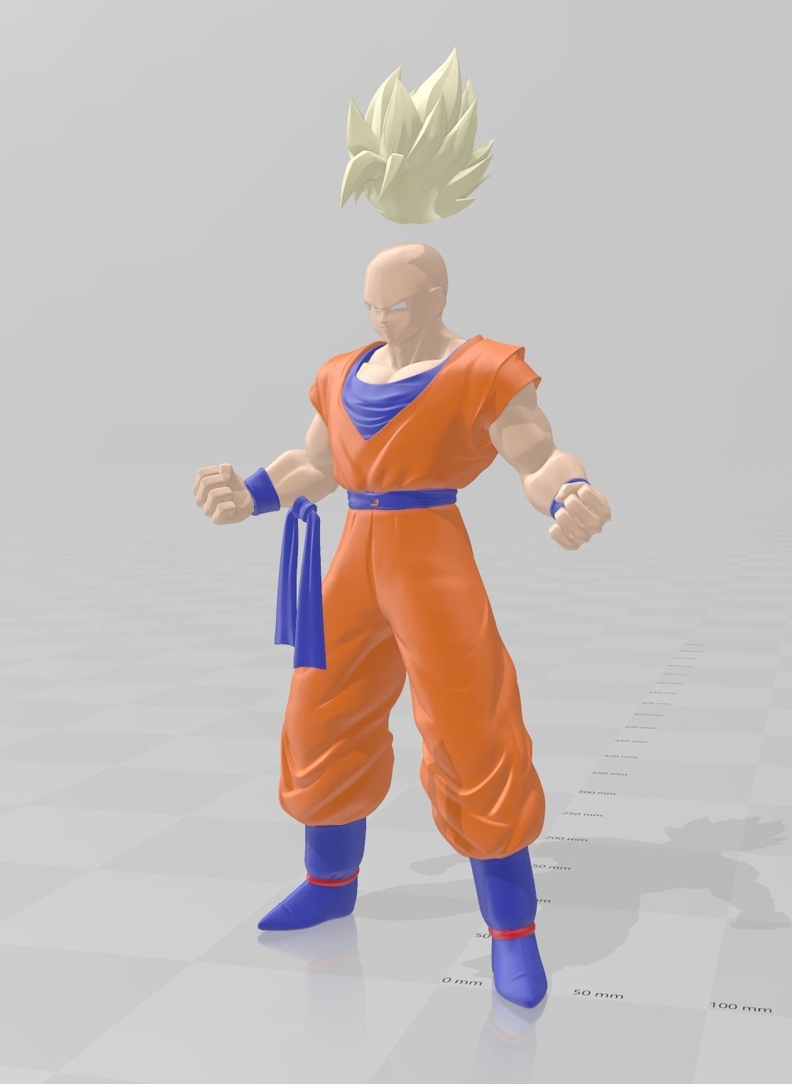 DRAGON BALL Super Saiyan Son Goku 3D model 3D printable | CGTrader