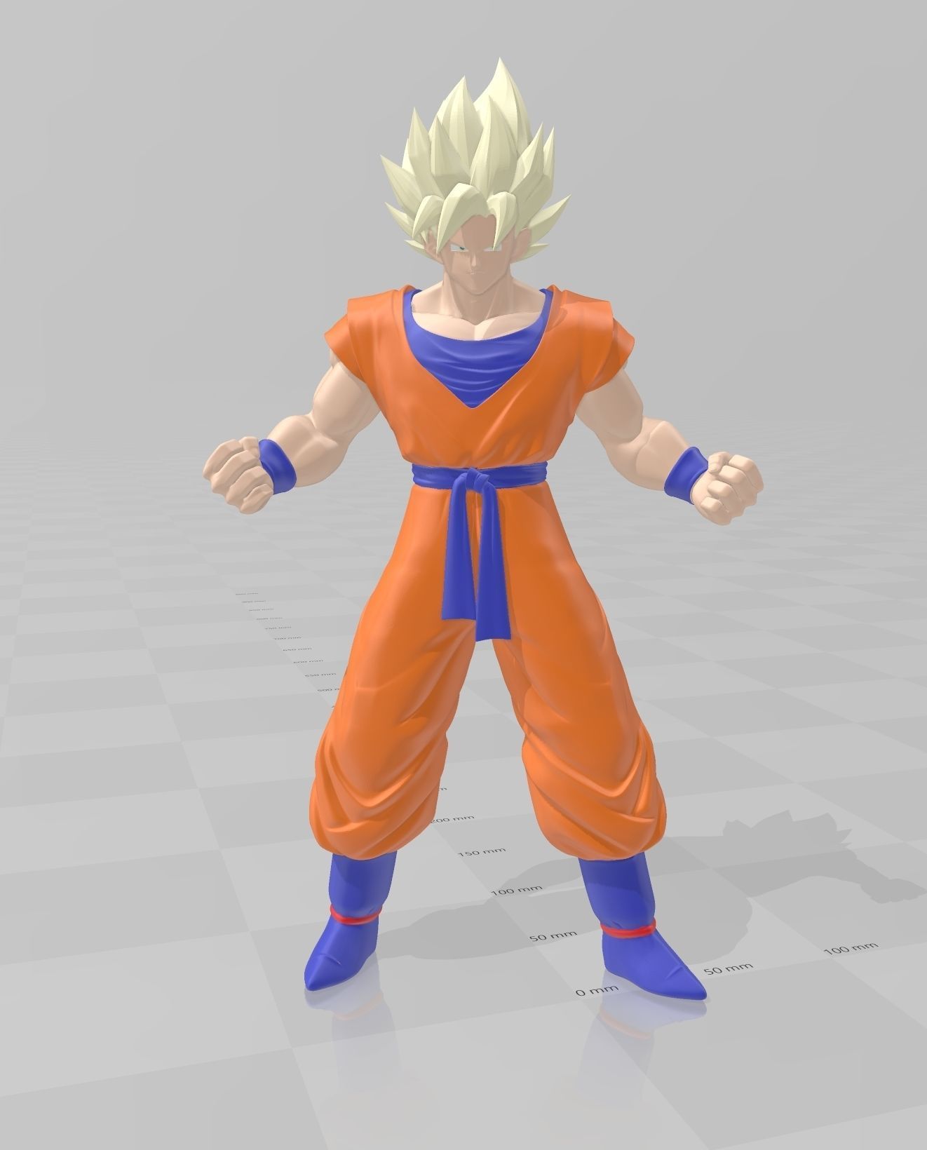 DRAGON BALL Super Saiyan Son Goku 3D model 3D printable | CGTrader