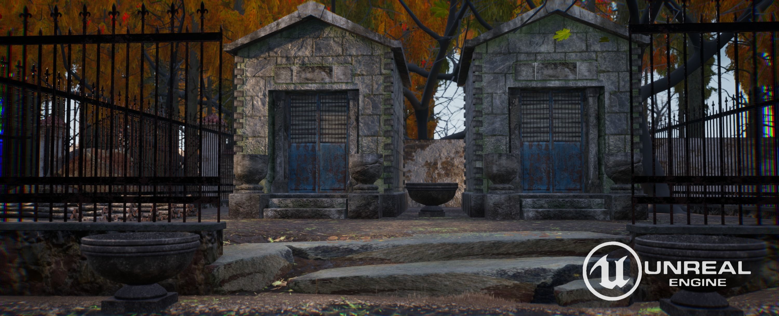 3D model Village Farm and Graveyard Pack VR / AR / low-poly | CGTrader