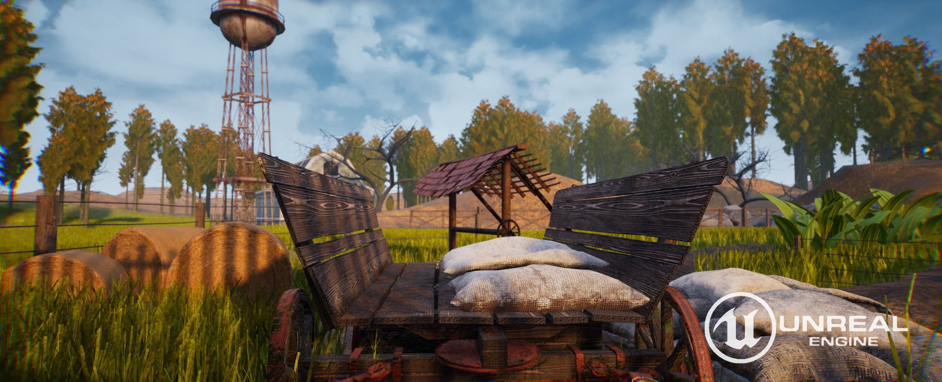 3D model Village Farm and Graveyard Pack VR / AR / low-poly | CGTrader