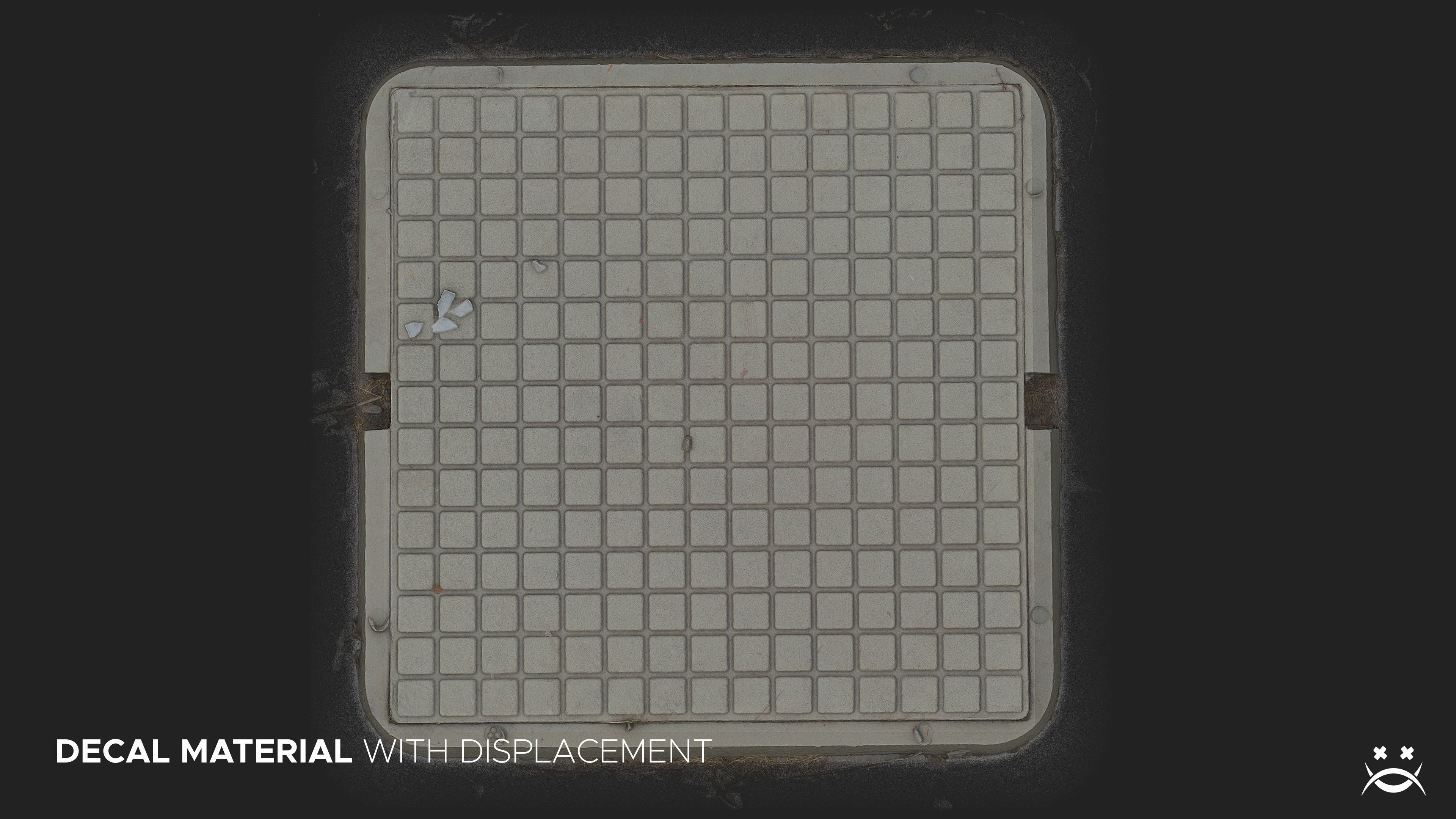 Sewer Hatch Decal free VR / AR / low-poly 3D model | CGTrader