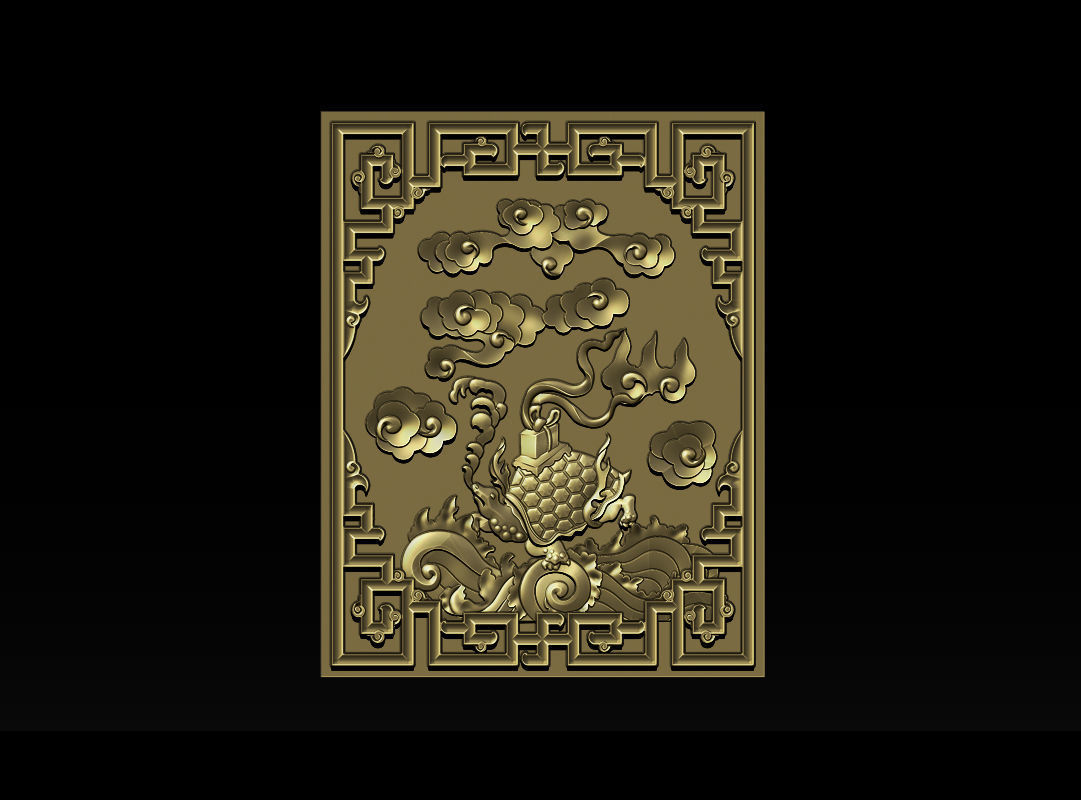 Magic Turtle - deco 3D model 3D printable | CGTrader