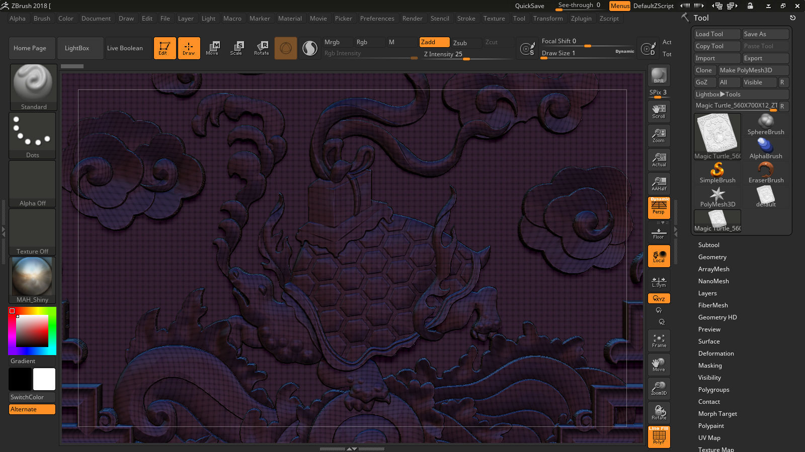 Magic Turtle - deco 3D model 3D printable | CGTrader