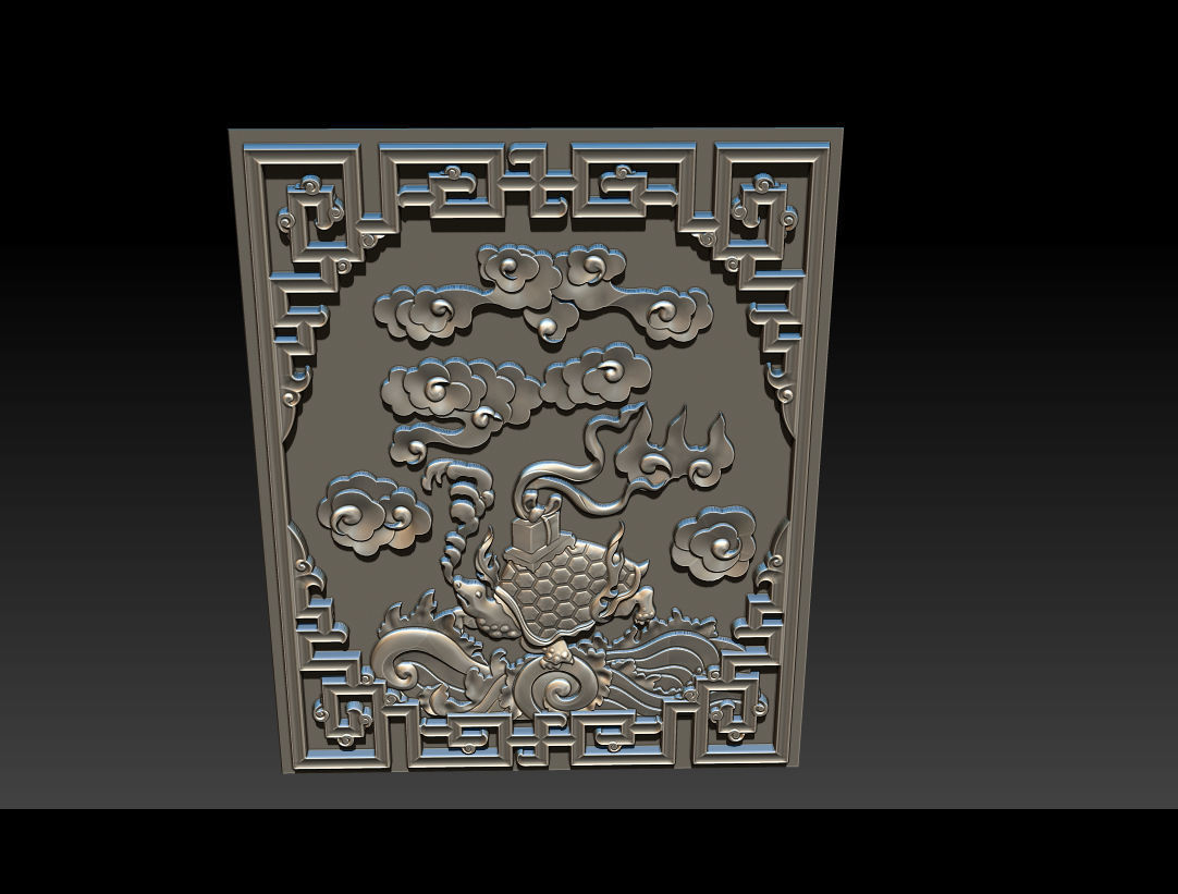 Magic Turtle - deco 3D model 3D printable | CGTrader