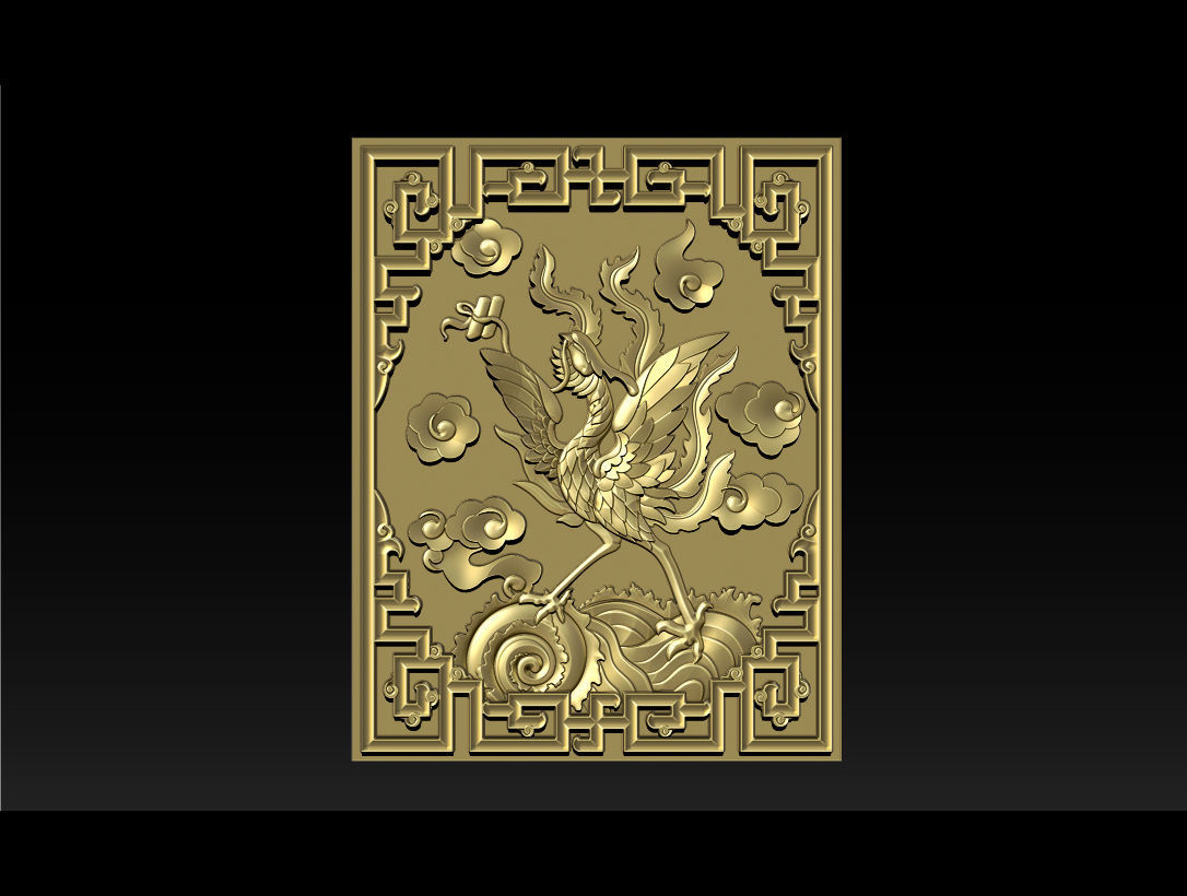 Phoenix - deco 3D model 3D printable | CGTrader