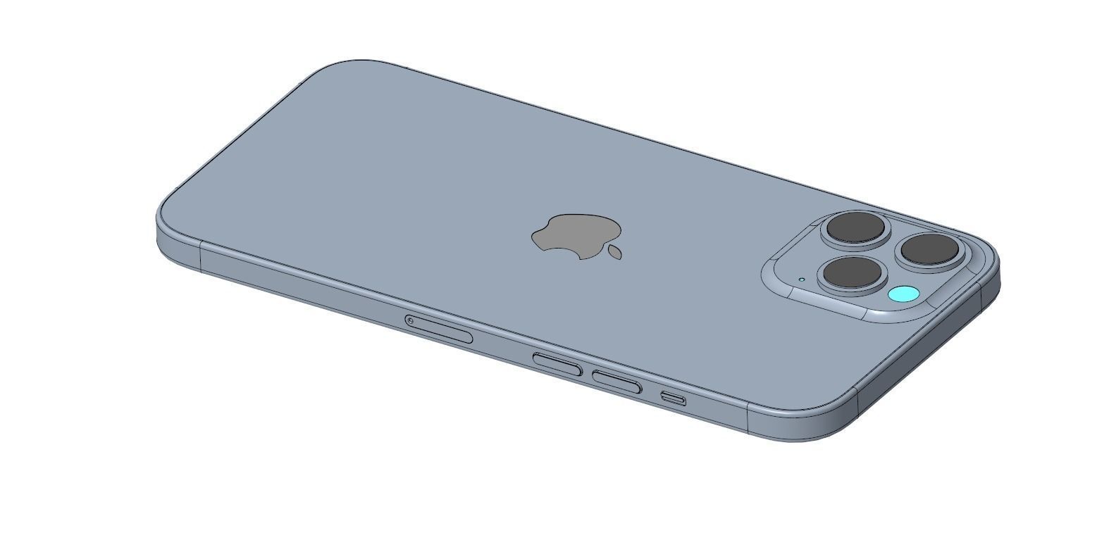iPhone 12 Pro Max - original dimensions 3D model | CGTrader