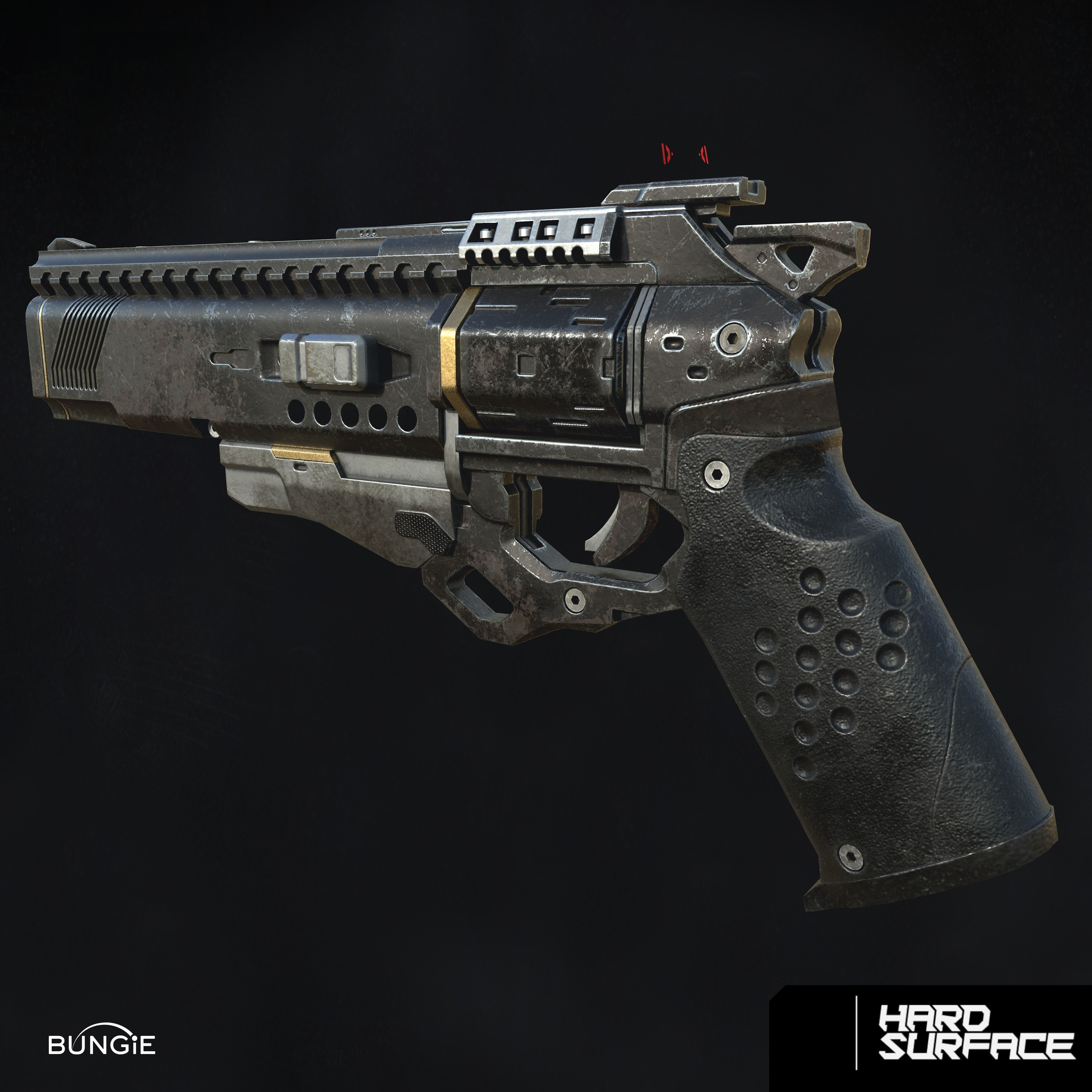 3D model Destiny 2 Shadowkeep - Seventh Seraph Officer Revolver VR / AR ...