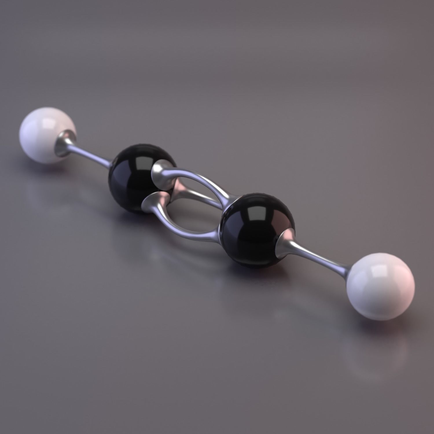 Mini Hydrocarbon Molecule Structure Set free 3D model | CGTrader