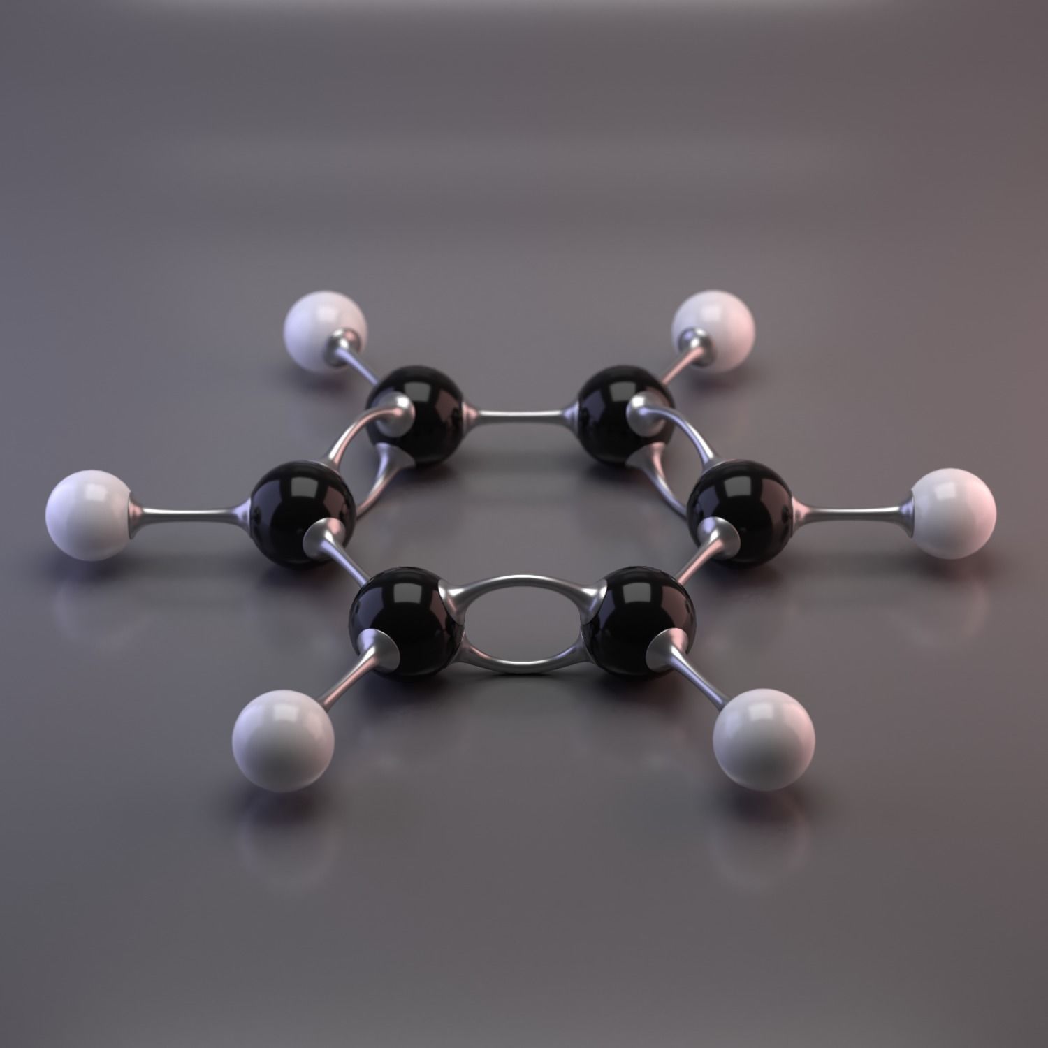 Mini Hydrocarbon Molecule Structure Set free 3D model | CGTrader