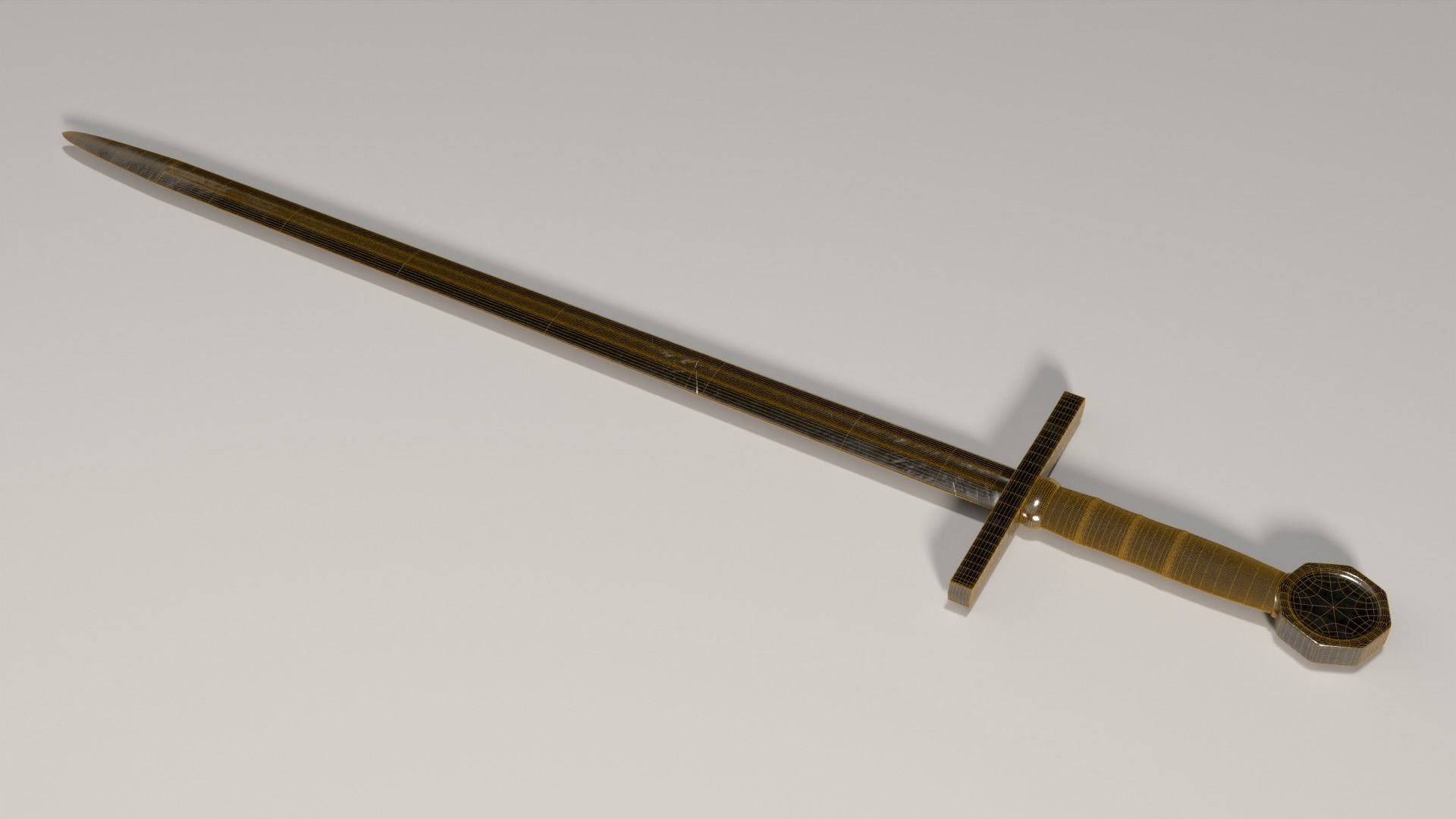 Realistic Medieval Sword 3D model | CGTrader