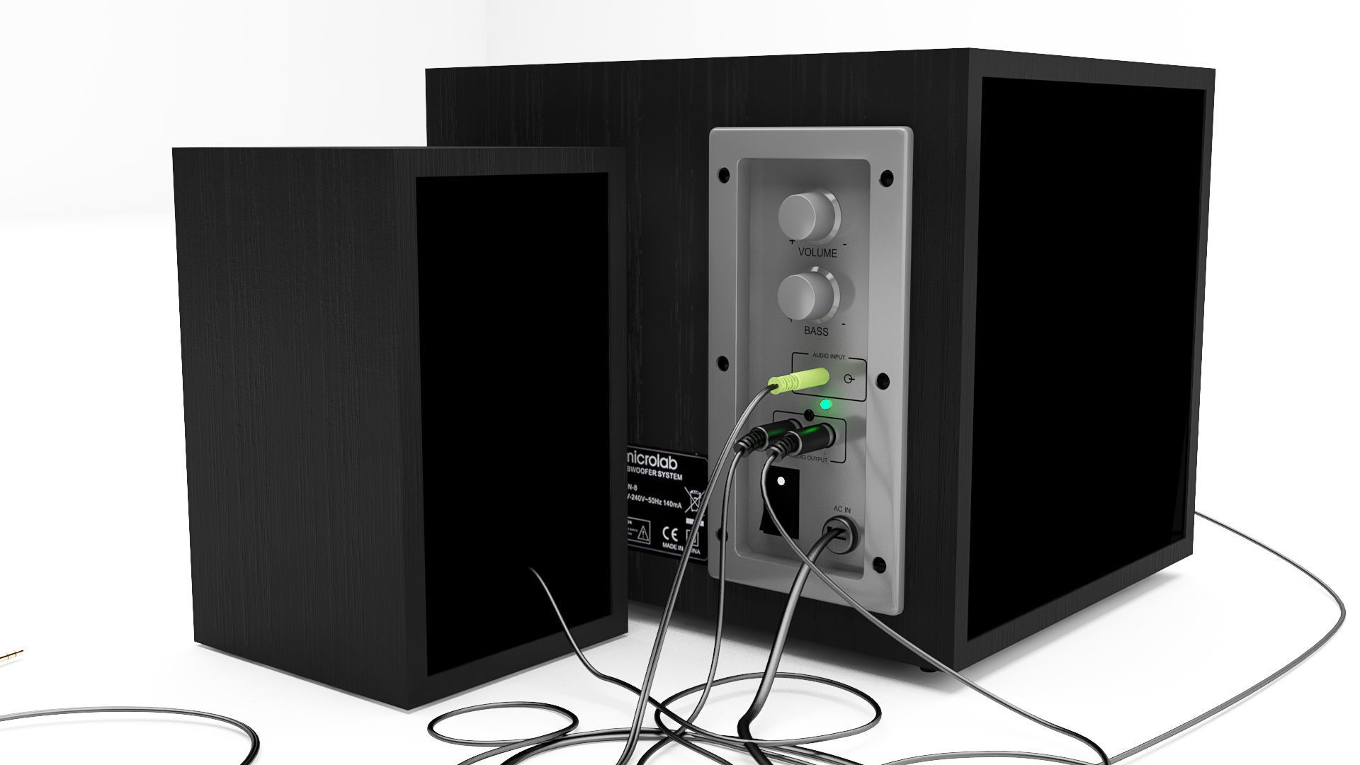 Microlab TNM-8 3D model | CGTrader