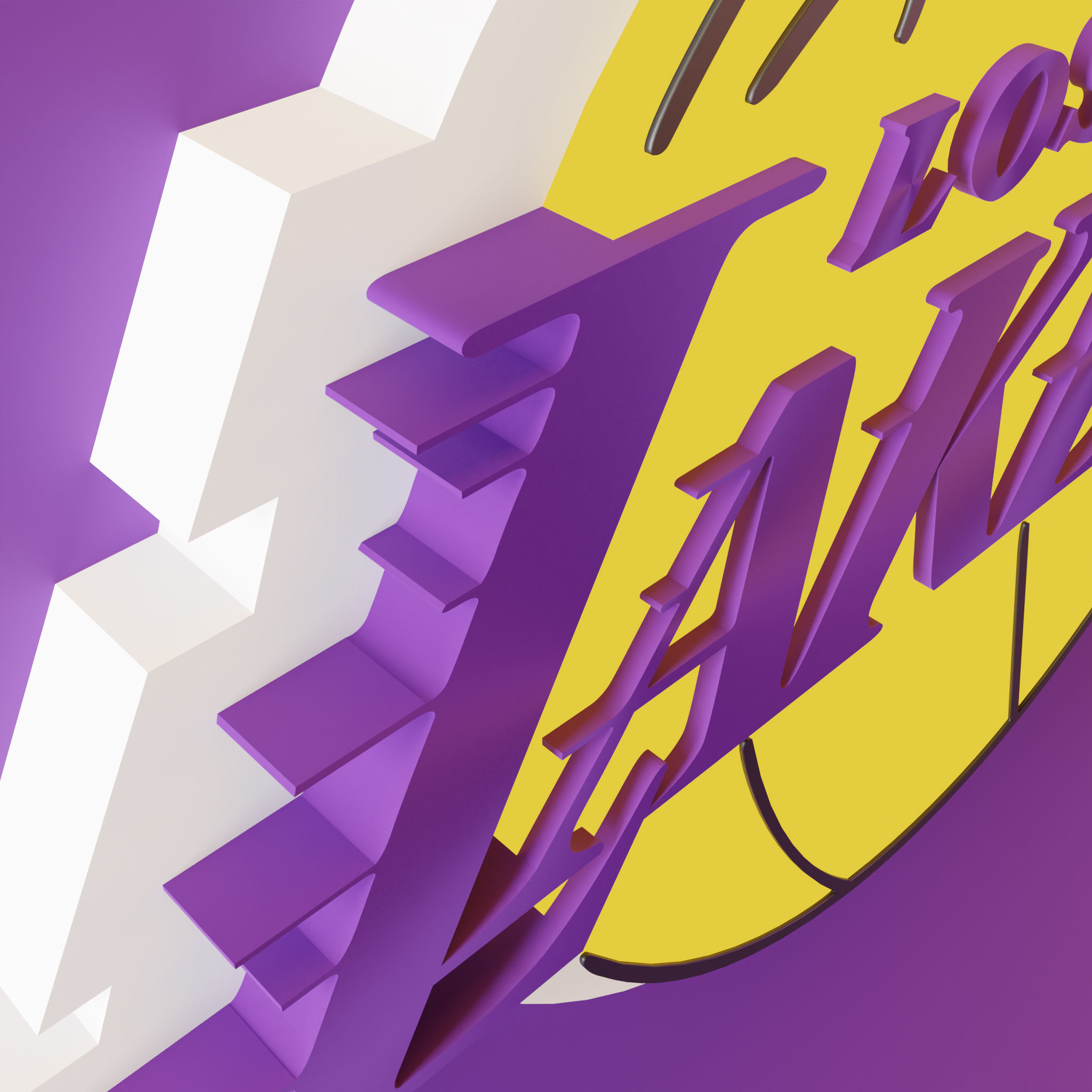 Los Angeles Lakers 3D Logo free 3D model | CGTrader
