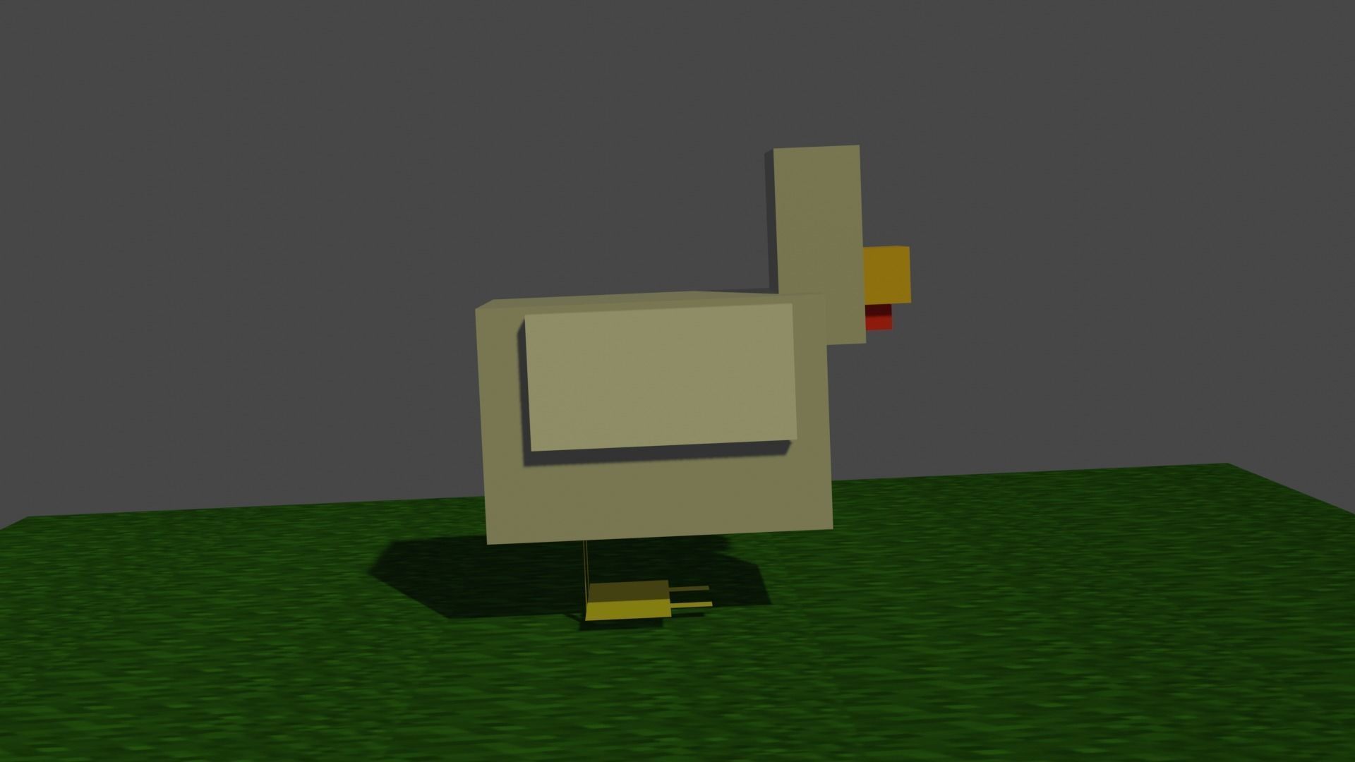 3d model minecraft chicken low-polycc 3D model | CGTrader