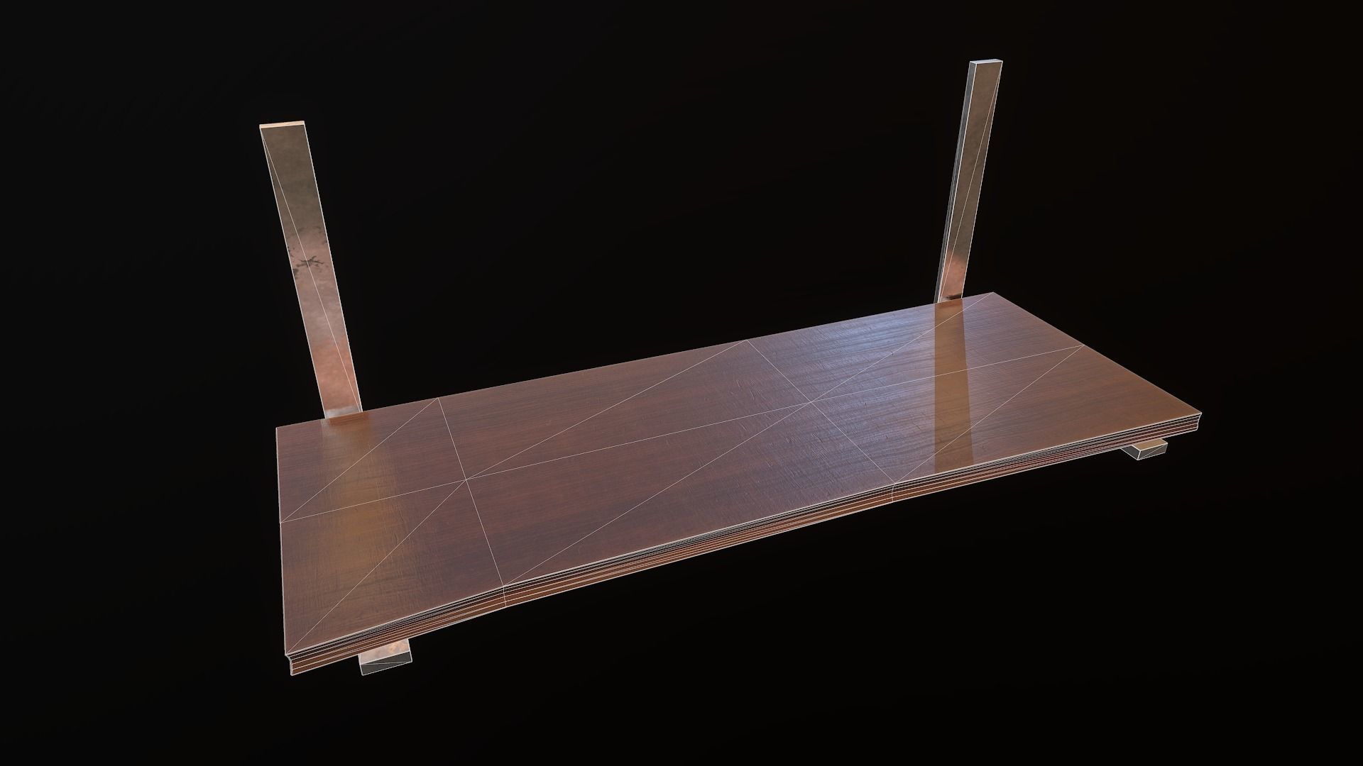 3D model Hanging Shelf VR / AR / low-poly | CGTrader