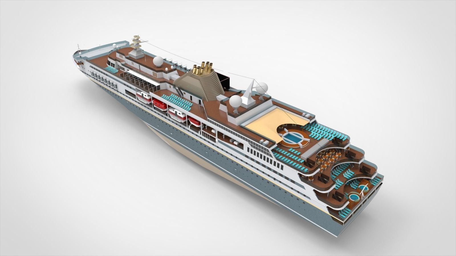 Cruise Ship 3D model | CGTrader
