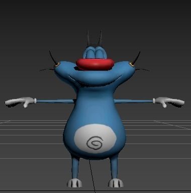 Oggy 3D Model From Oggy and the Cockroaches Cartoon 3D model | CGTrader