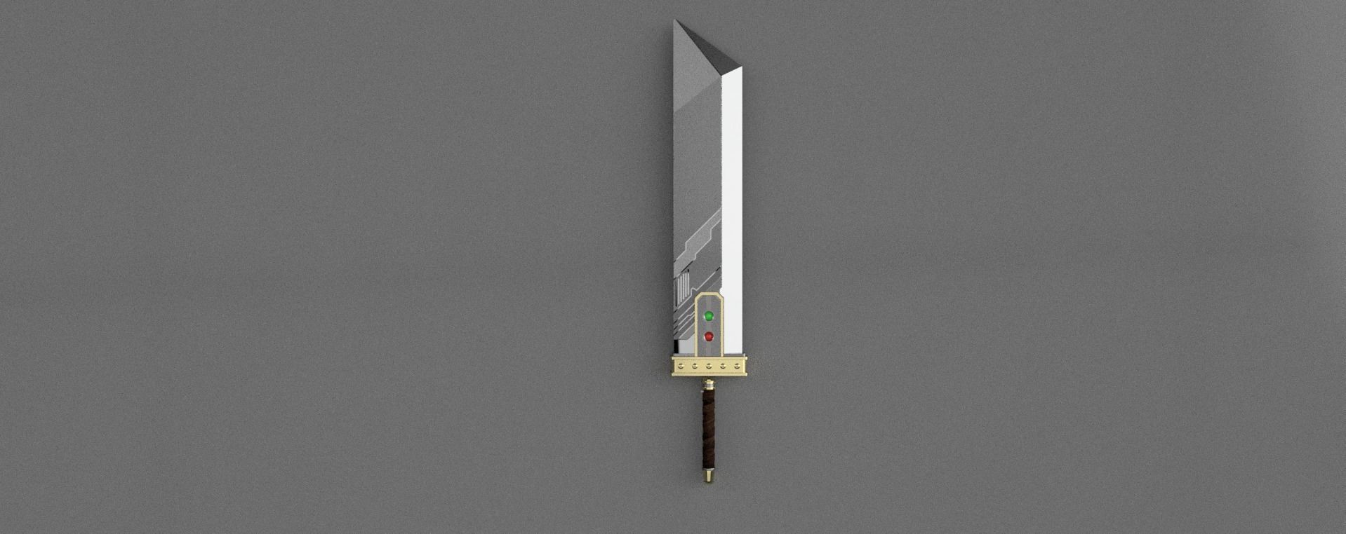 BUSTER SWORD FINAL FANTASY 7 3D model 3D printable | CGTrader