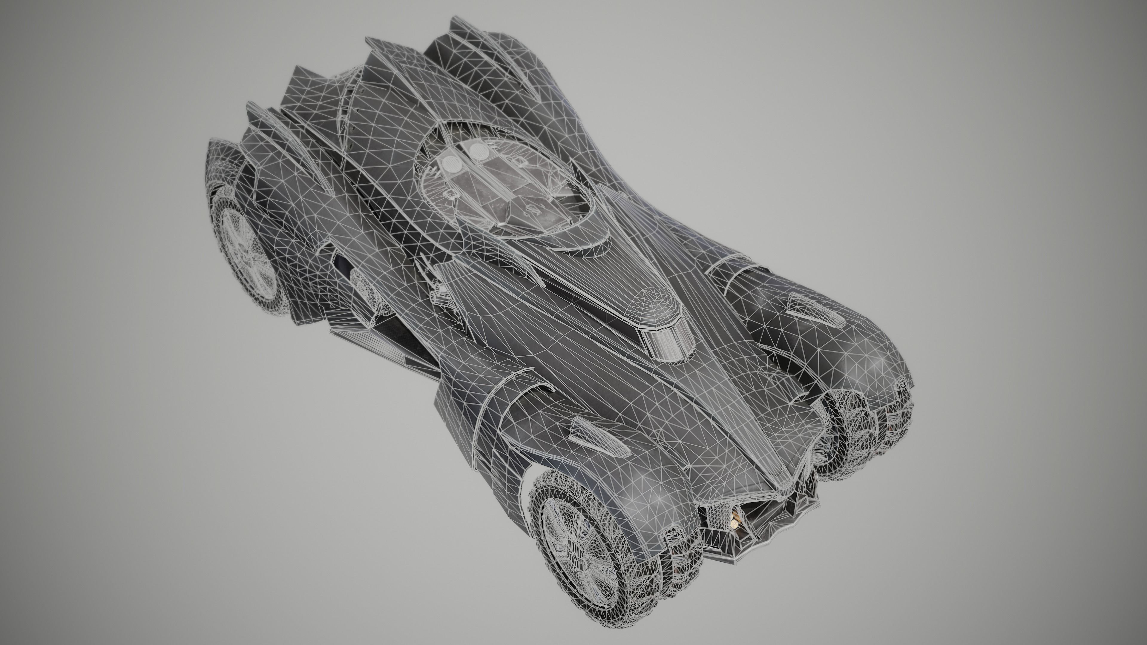 3D model Batmobile from batman arkham knight VR / AR / low-poly | CGTrader