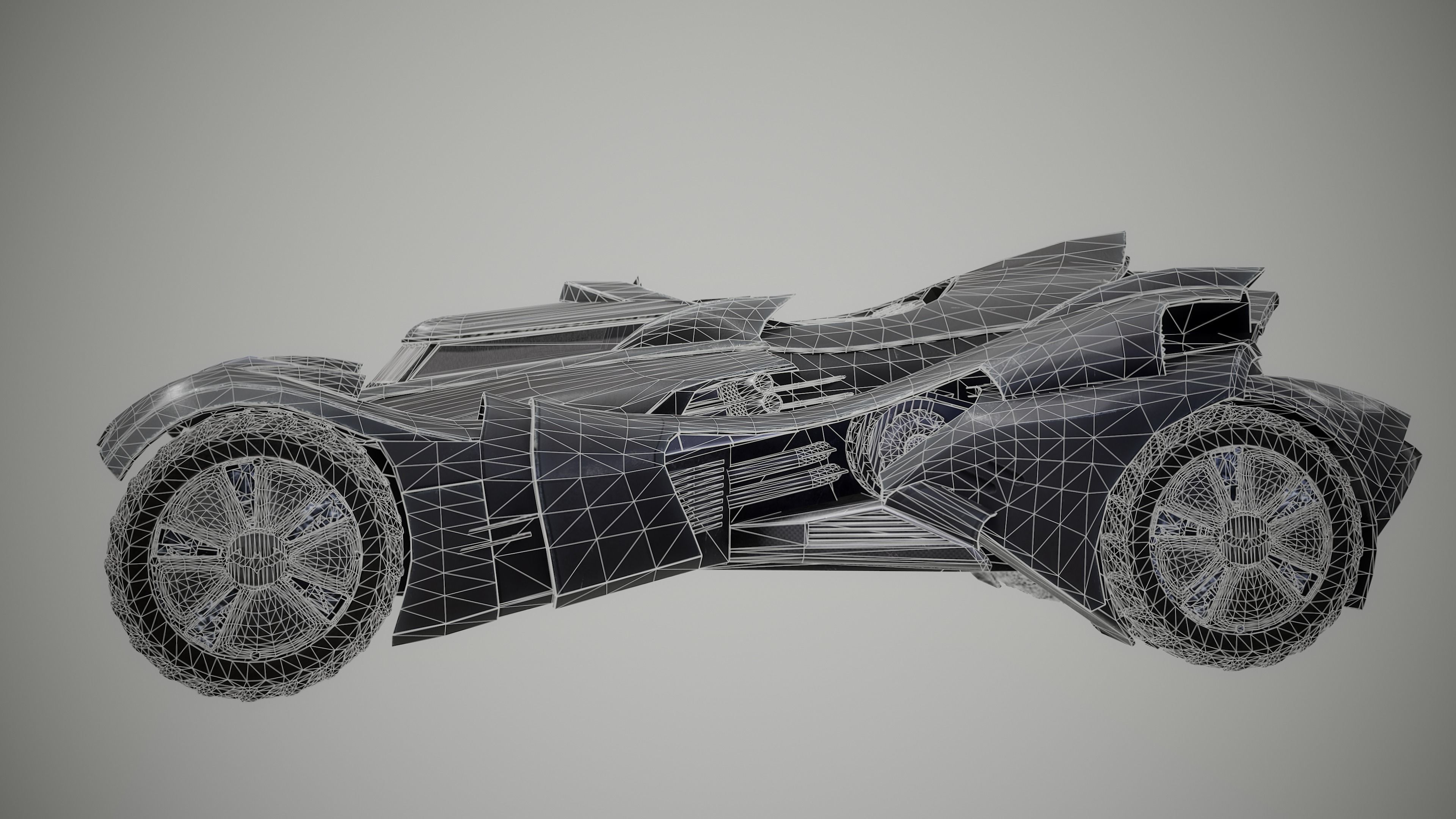 3D model Batmobile from batman arkham knight VR / AR / low-poly | CGTrader