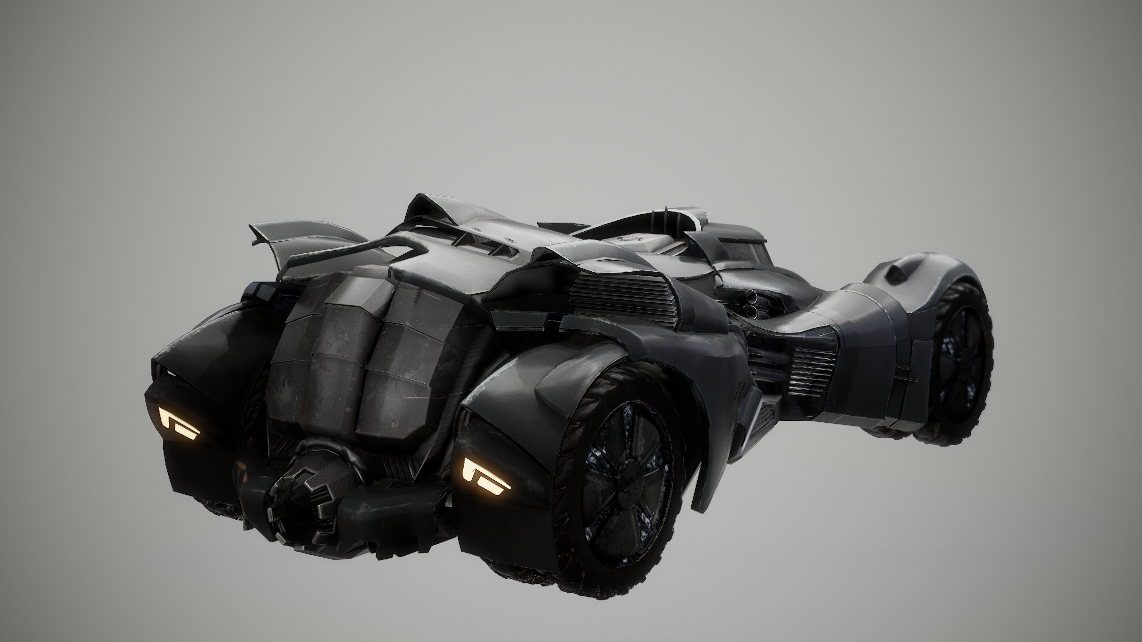 3D model Batmobile from batman arkham knight VR / AR / low-poly | CGTrader