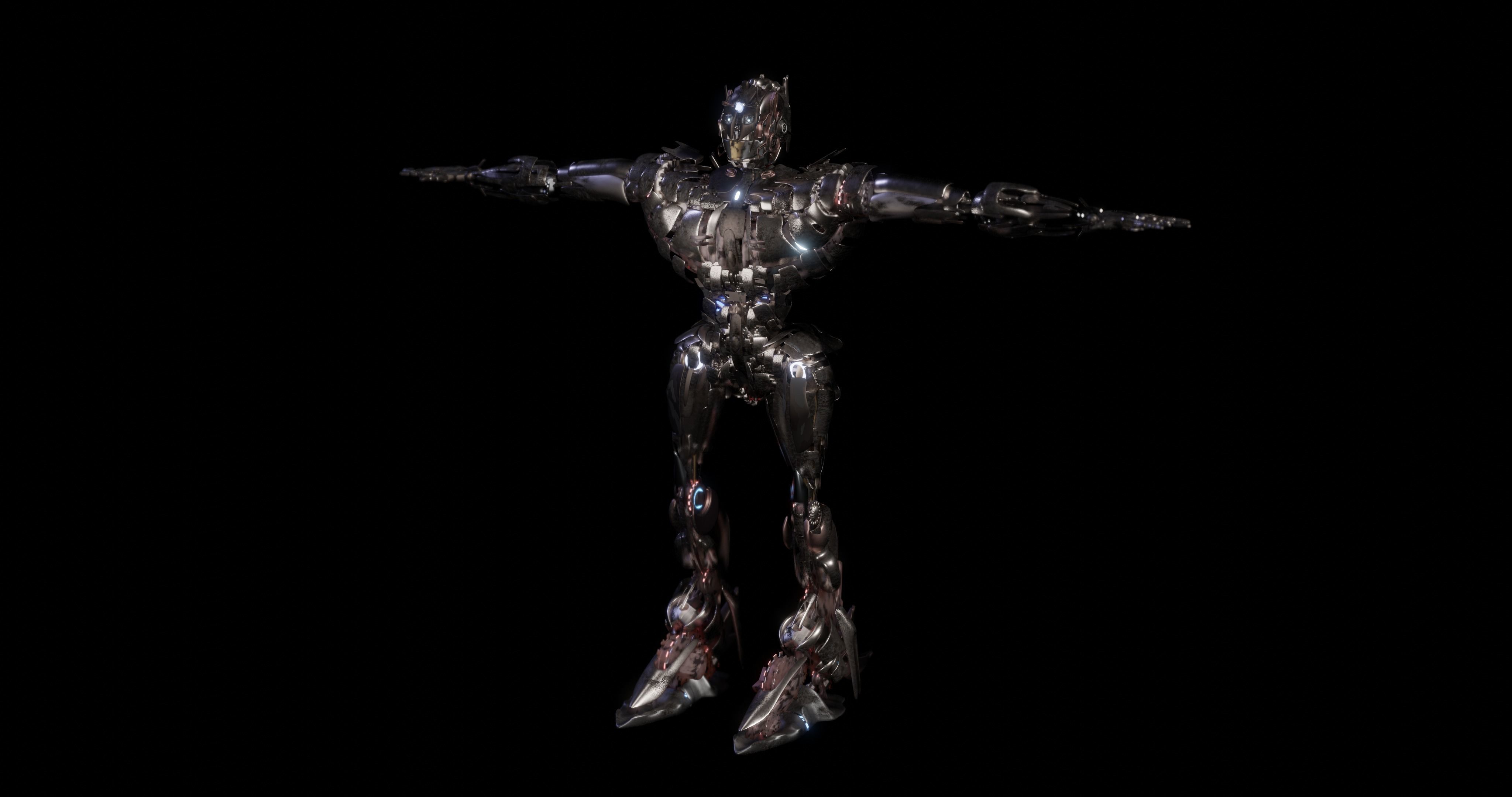 transformer cyborgs and robots in movie transformers 3D model rigged ...